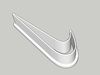 Nike Cookie Cutter 3D model 3D printable | CGTrader