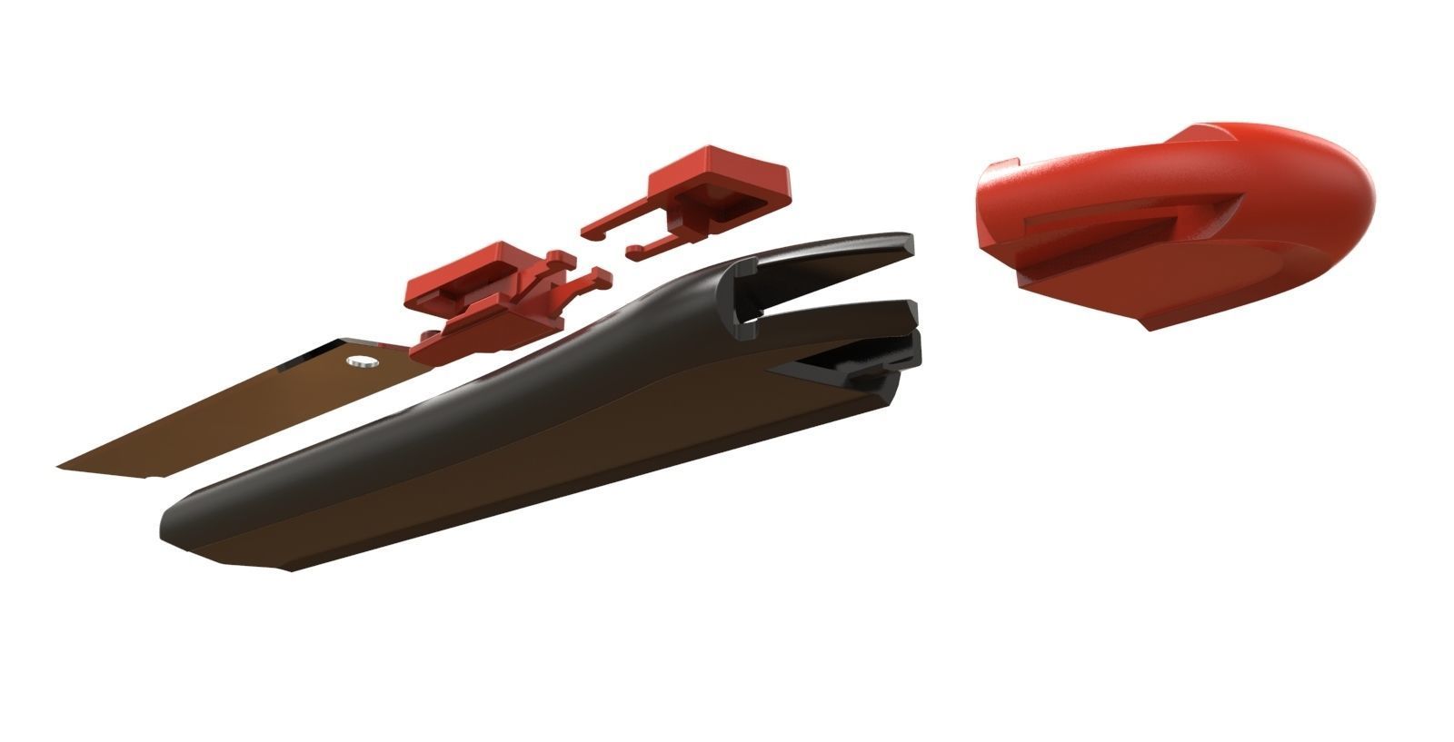 Cutter Mapped - high detail free 3D model 3D printable | CGTrader