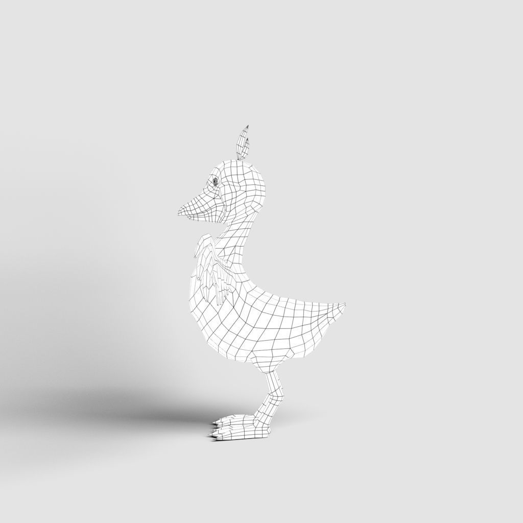 Cartoon goose free VR / AR / low-poly 3D model | CGTrader