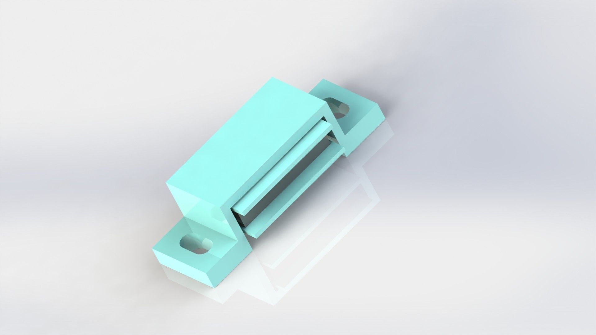 Magnetic catch push to open free 3D Model .sldprt .sldasm .slddrw ...