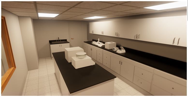 Revit Model for Lab Space 3D model | CGTrader