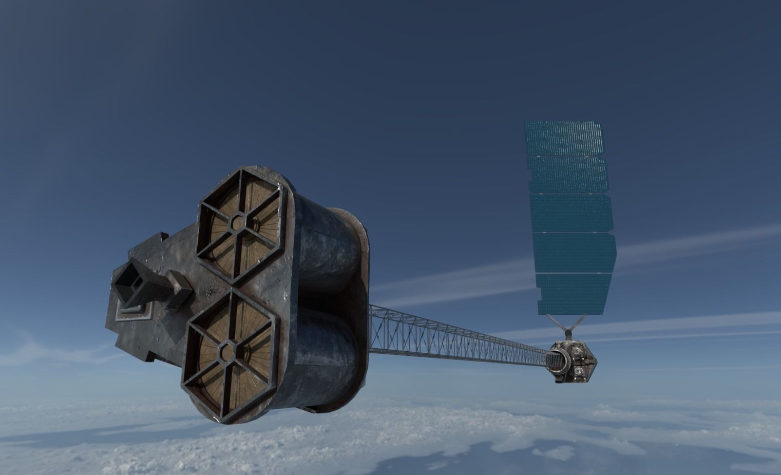 3D model NuSTAR Satellite VR / AR / low-poly animated | CGTrader