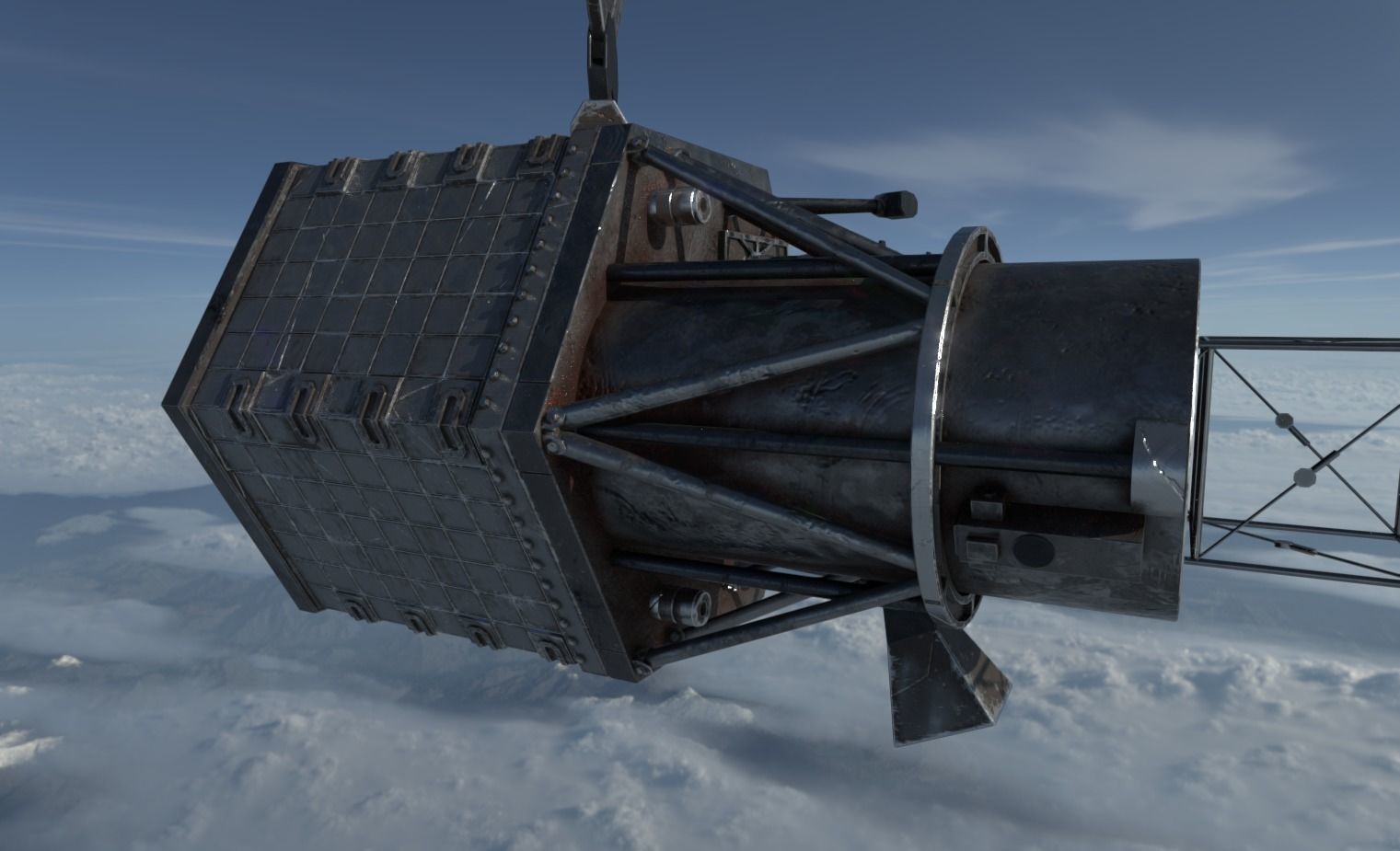 3D model NuSTAR Satellite VR / AR / low-poly animated | CGTrader