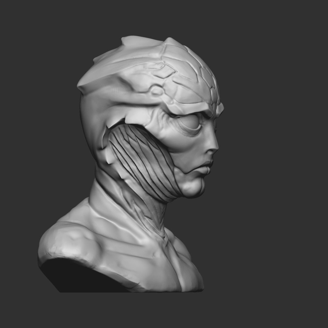 Thane Krios from Mass effect 3D model 3D printable | CGTrader