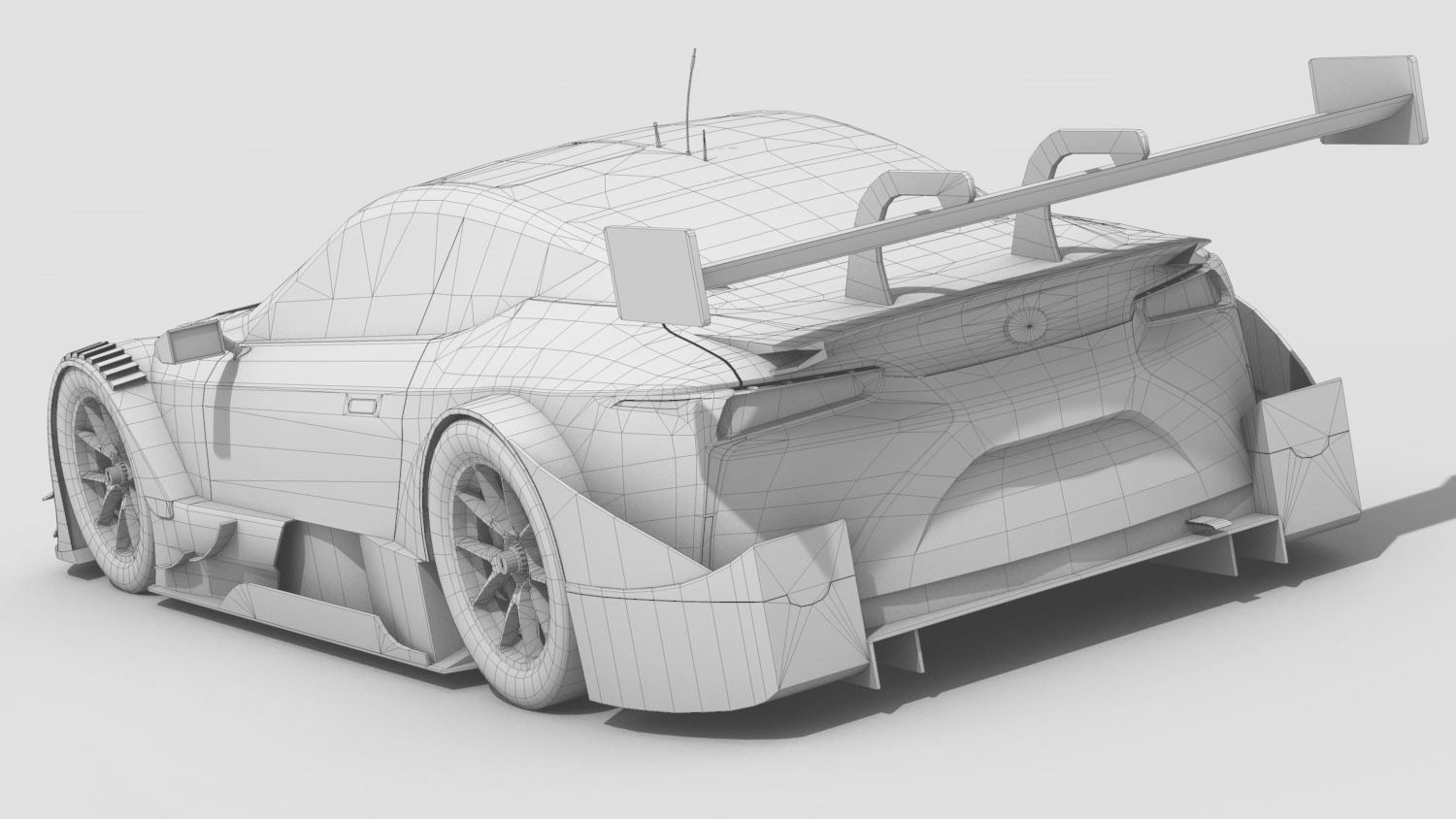 3D model Lexus LC500 SuperGT JGTC VR / AR / low-poly | CGTrader