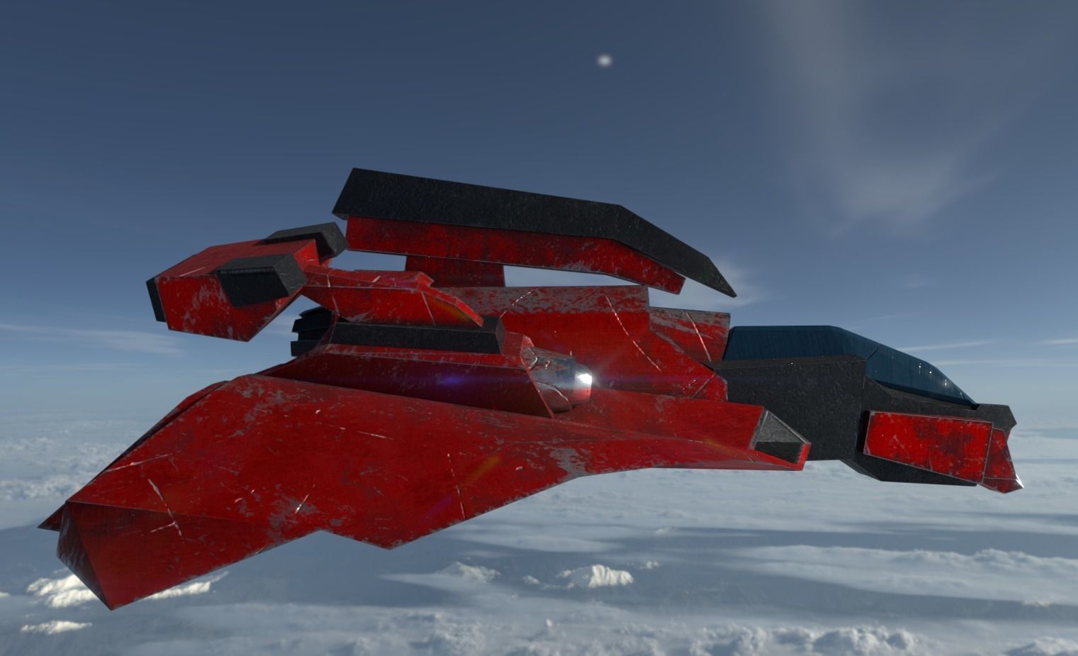 3D model R-Type Spacecraft VR / AR / low-poly animated | CGTrader