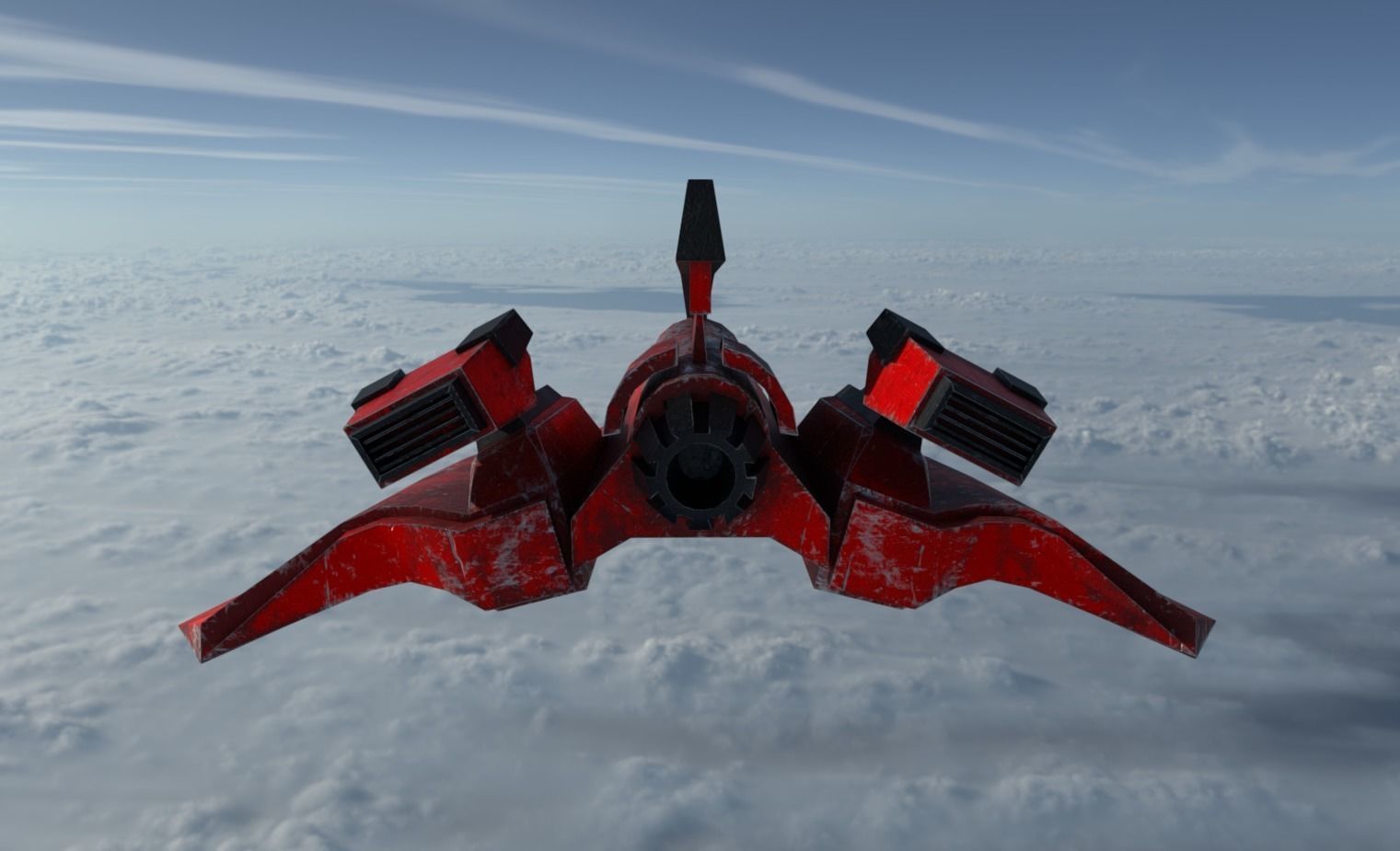 3D model R-Type Spacecraft VR / AR / low-poly animated | CGTrader