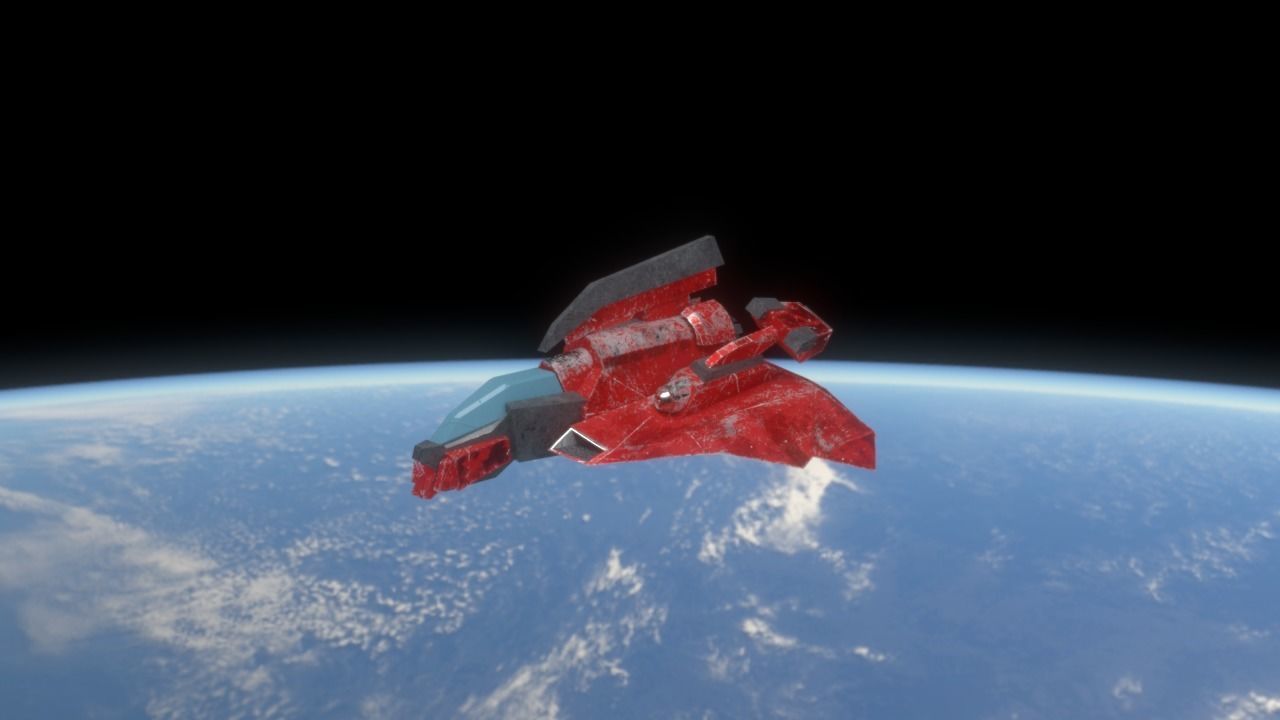 3D model R-Type Spacecraft VR / AR / low-poly animated | CGTrader