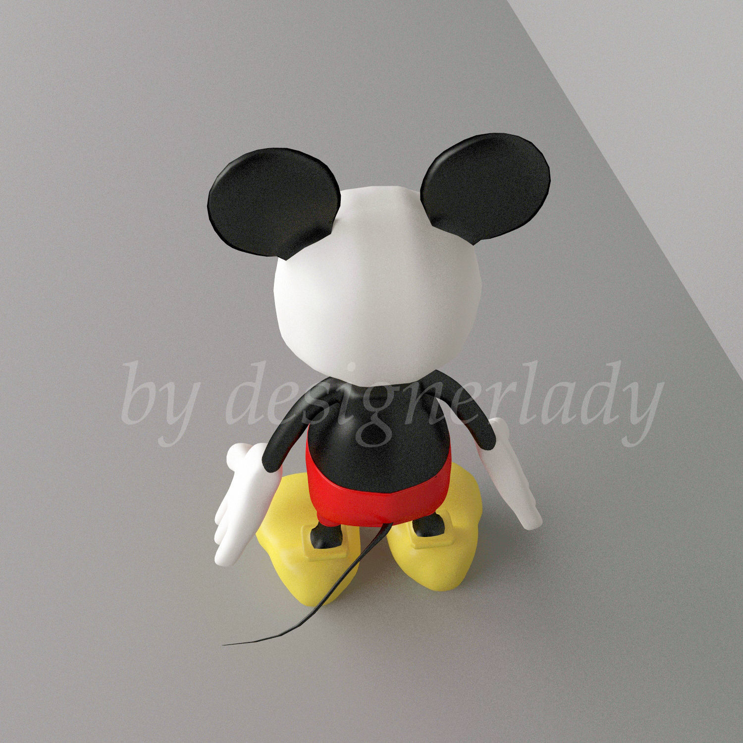 3D model Mickey Mouse VR / AR / low-poly | CGTrader