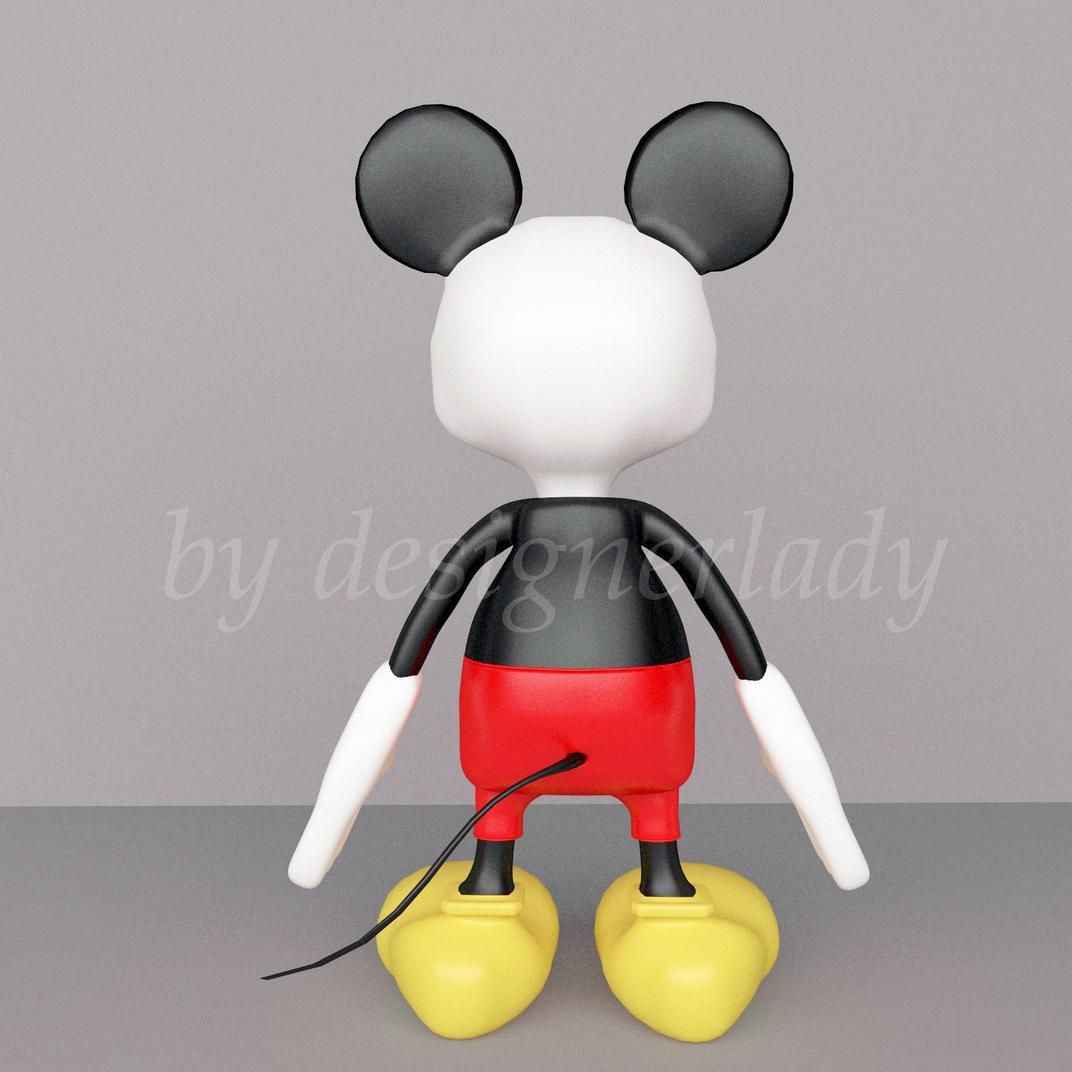 3D model Mickey Mouse VR / AR / low-poly | CGTrader