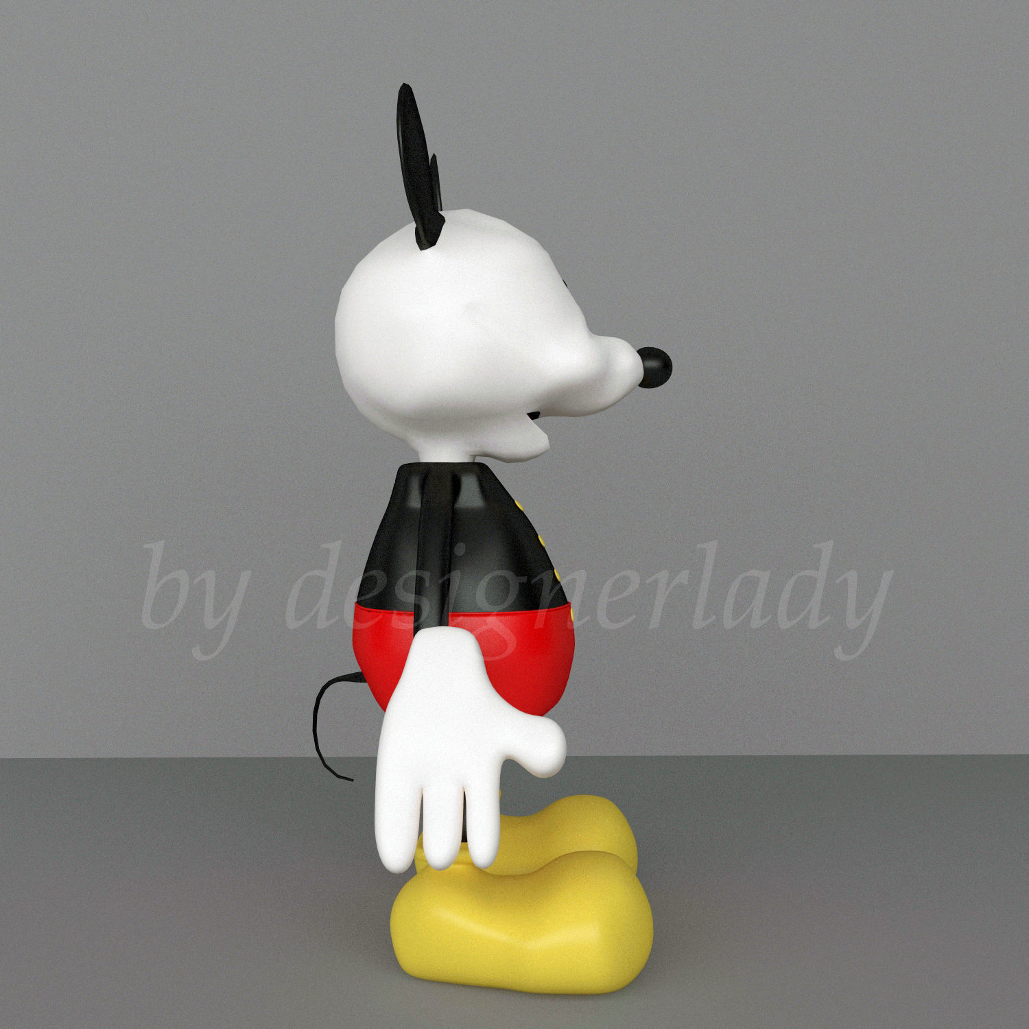 3D model Mickey Mouse VR / AR / low-poly | CGTrader