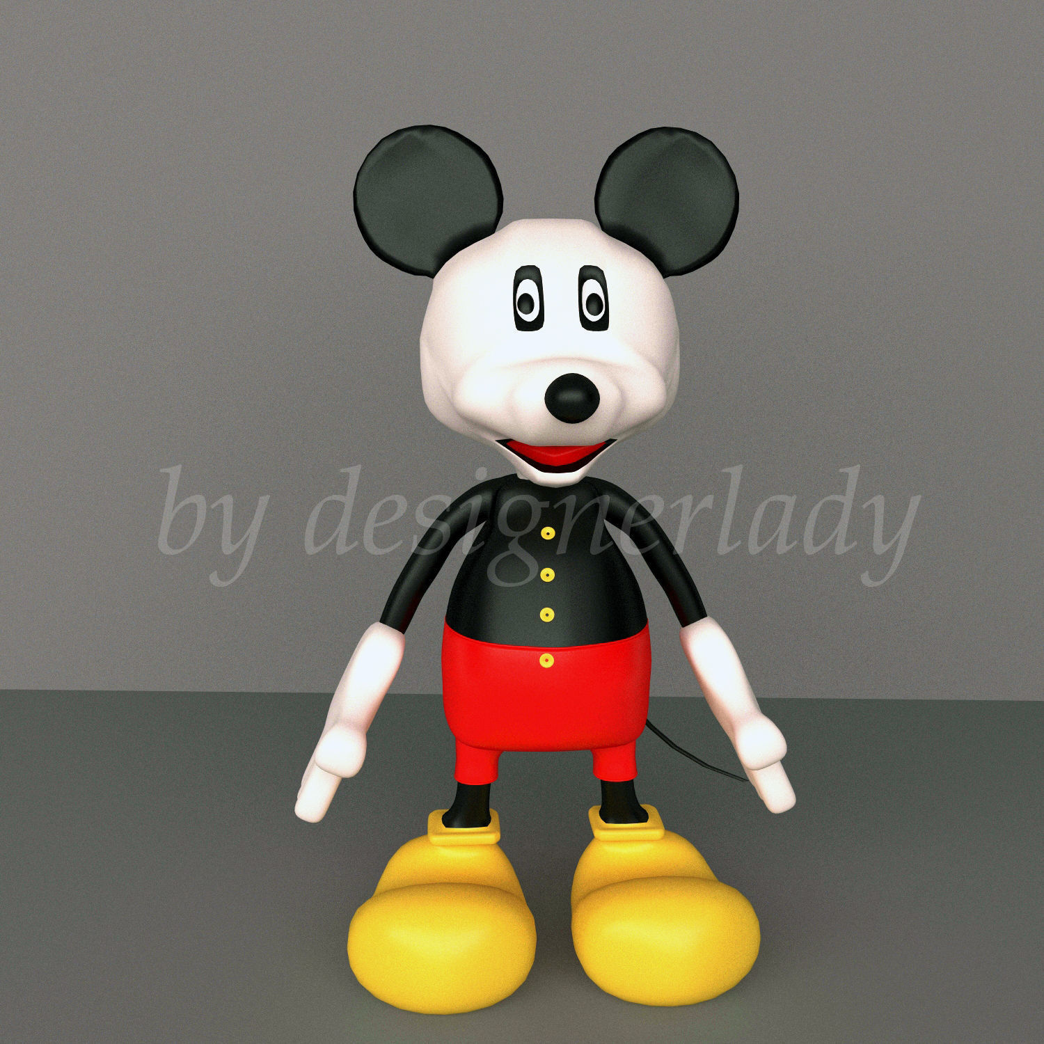 3D model Mickey Mouse VR / AR / low-poly | CGTrader
