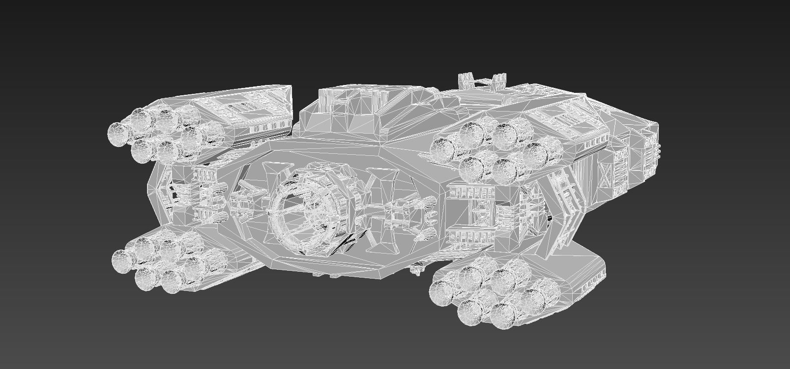 The spaceship Dreadnought 3D model 3D model | CGTrader