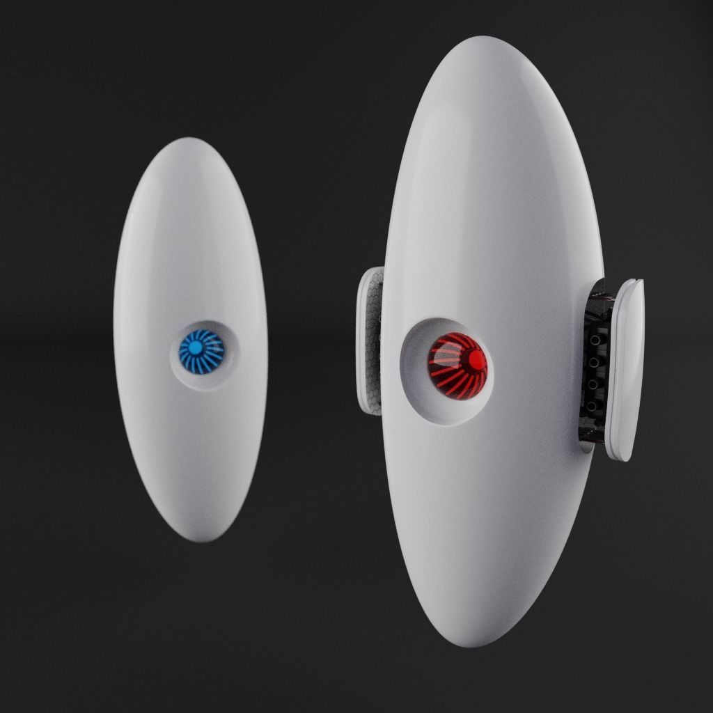 Military space bot 3D model rigged | CGTrader