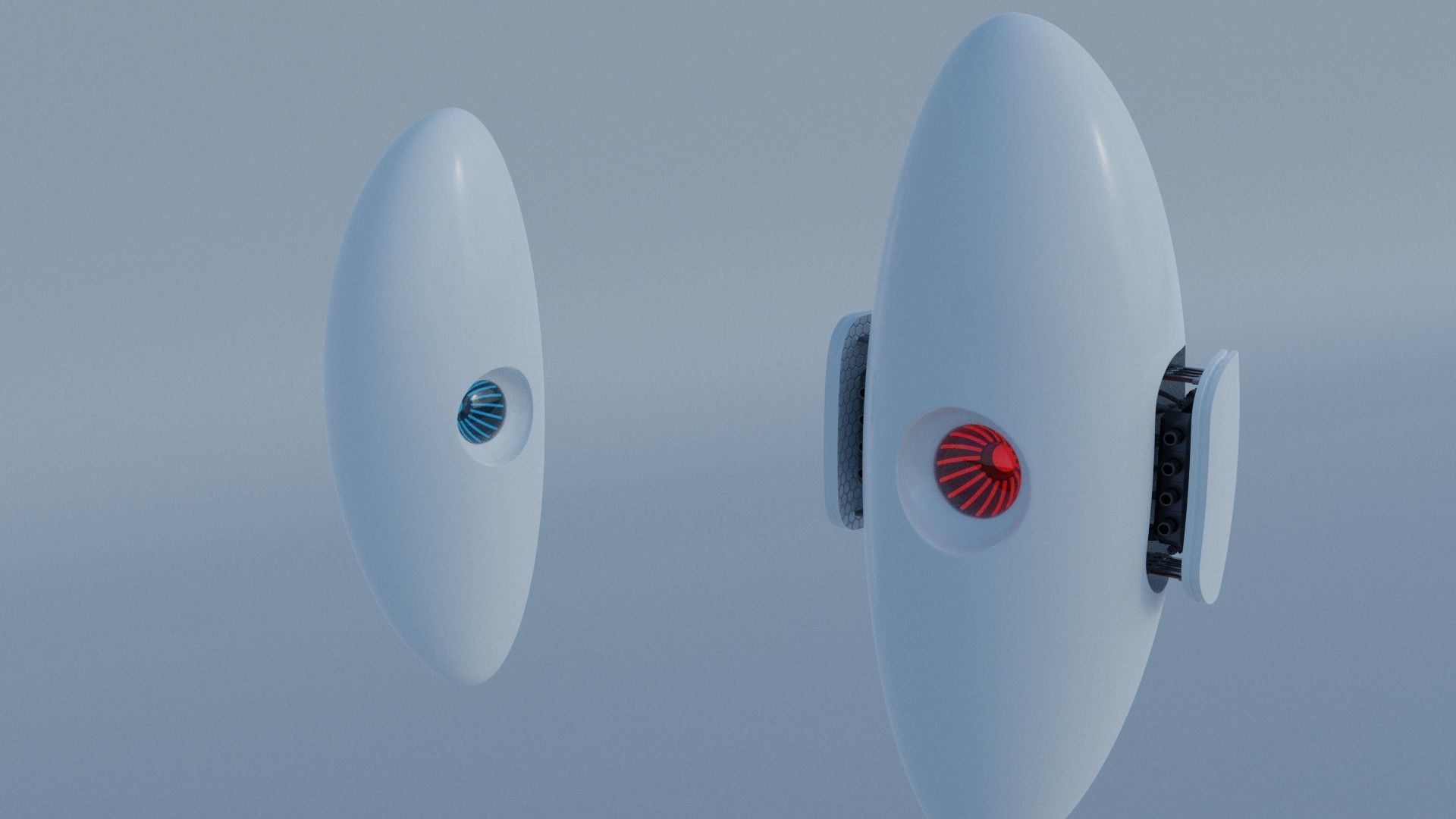 Military space bot 3D model rigged | CGTrader