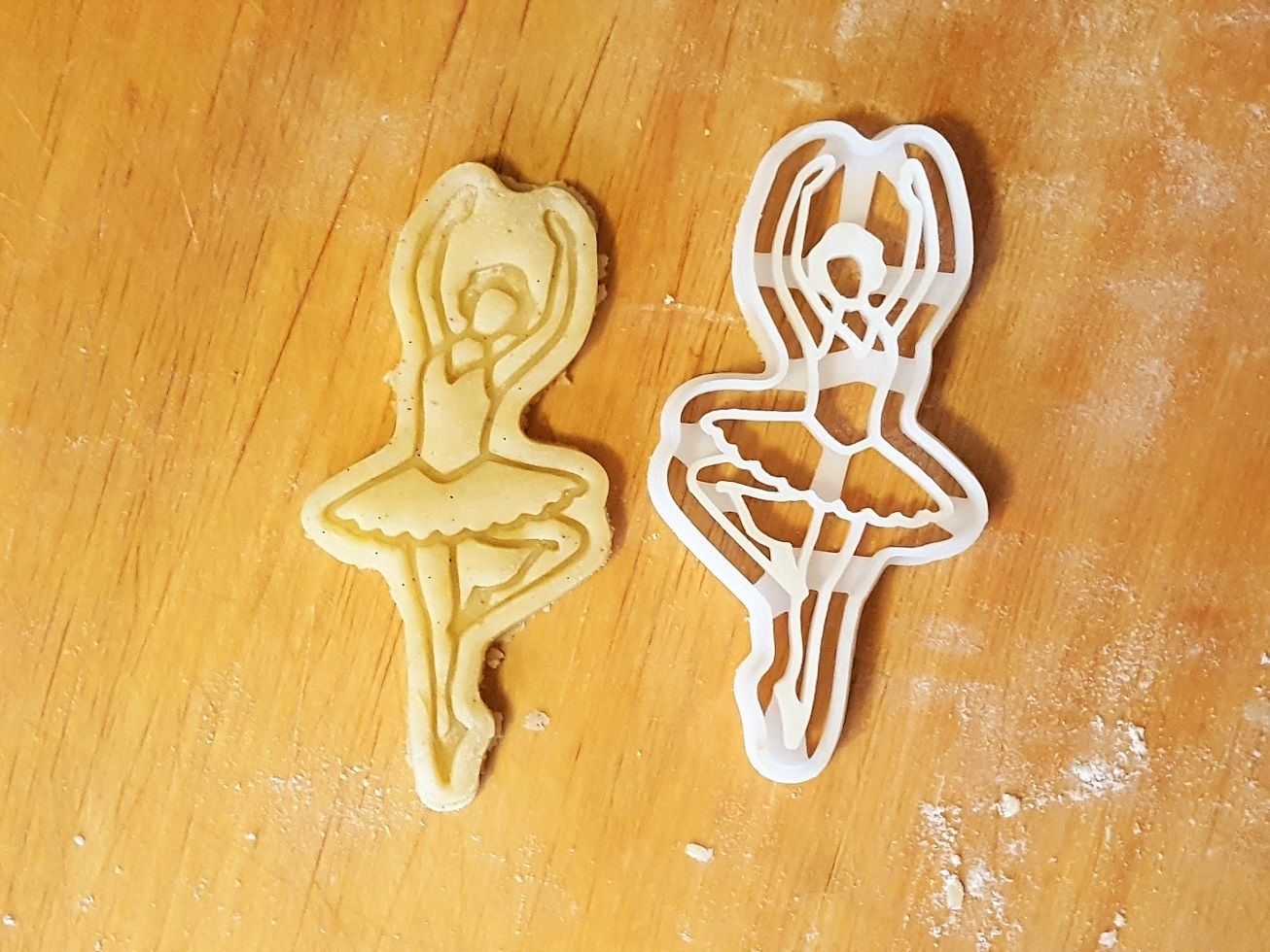 Ballerina Ballet Dancer cookie cutter 3D model 3D printable | CGTrader