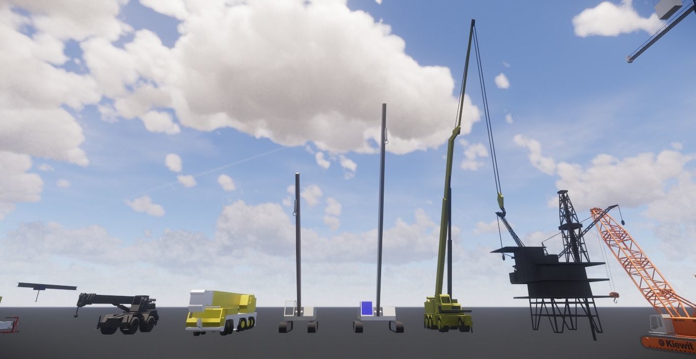 20 Models Cranes Revit Family 2015 3D model | CGTrader