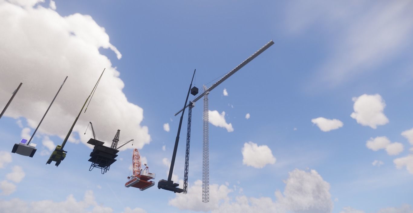 20 Models Cranes Revit Family 2015 3D model | CGTrader