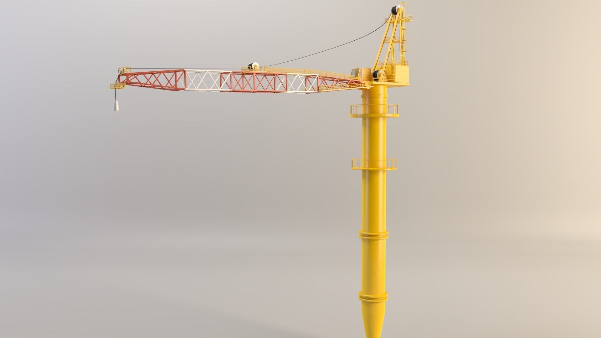 3D model Ship cranes VR / AR / low-poly | CGTrader