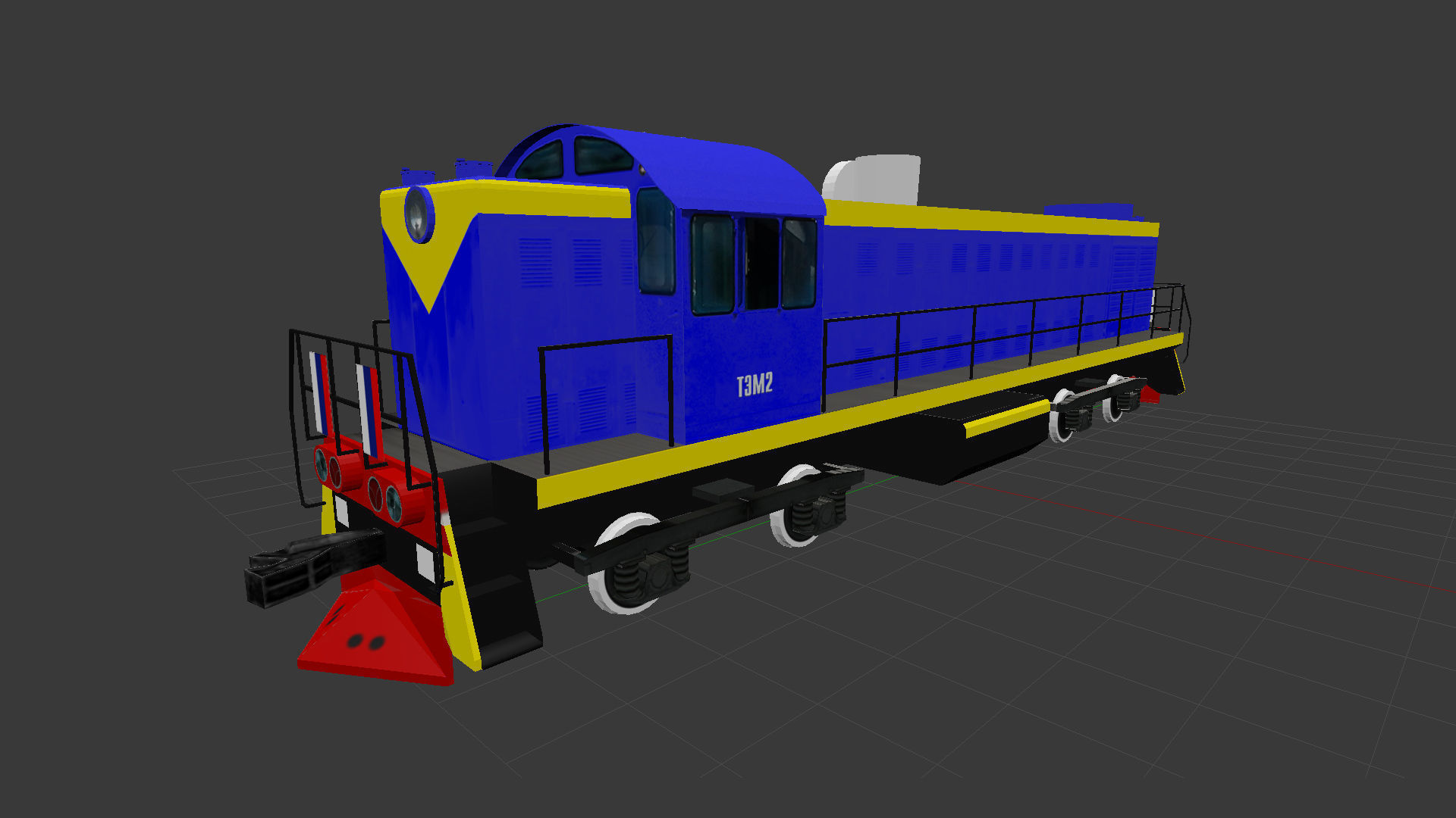 3D model Shunting locomotive TEM2 VR / AR / low-poly | CGTrader