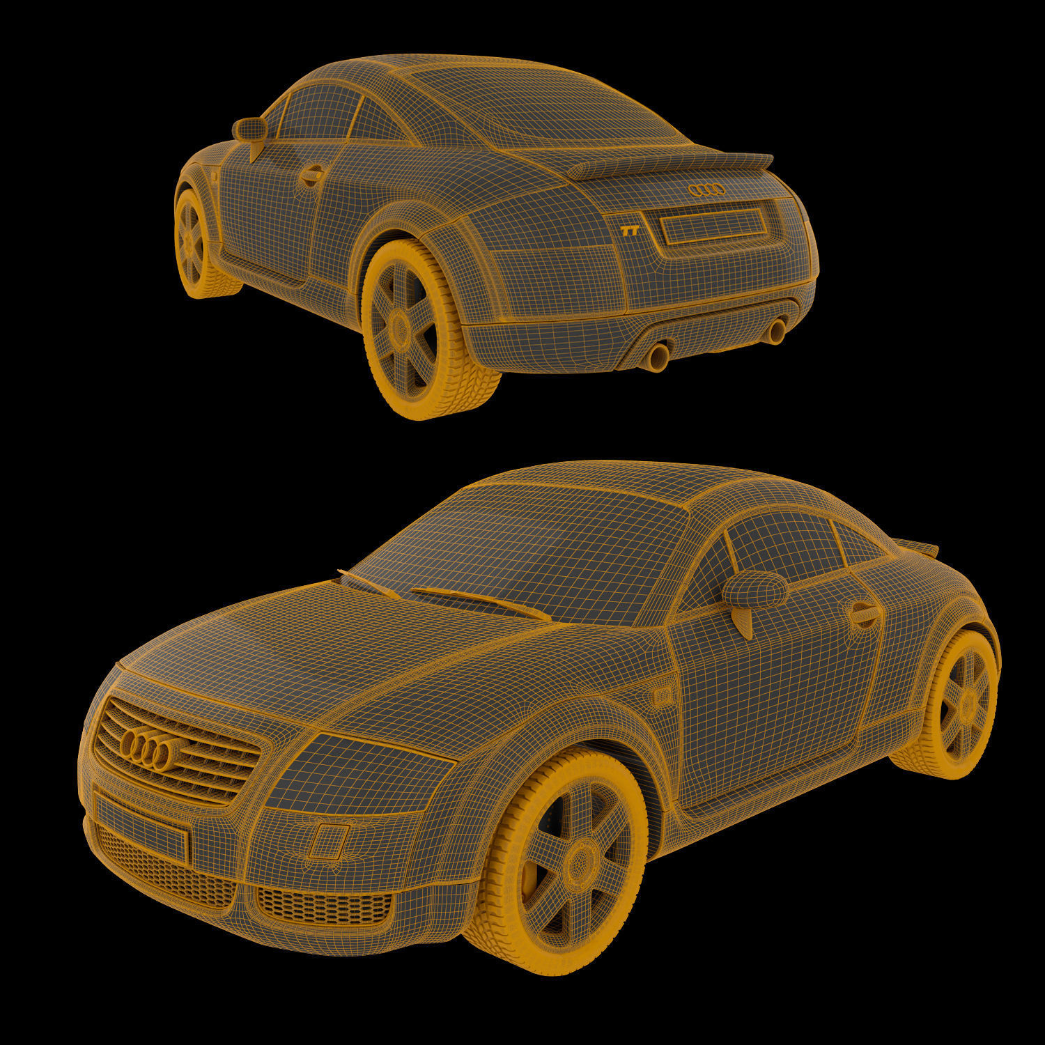 Car Audi TT 3D model | CGTrader