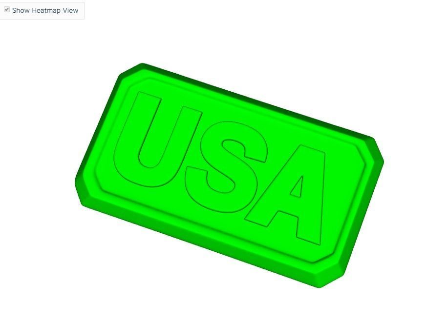 McCree USA Belt Buckle Overwatch 3D model 3D printable | CGTrader