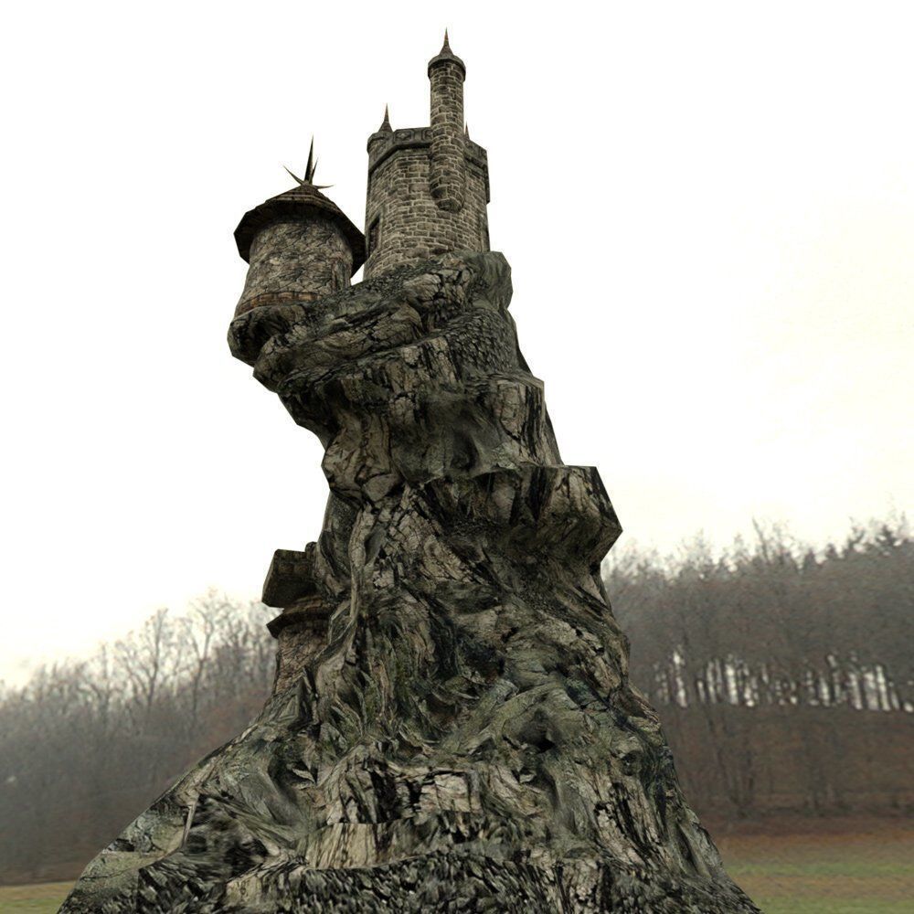 3D model Wizards Tower in fbx format VR / AR / low-poly | CGTrader