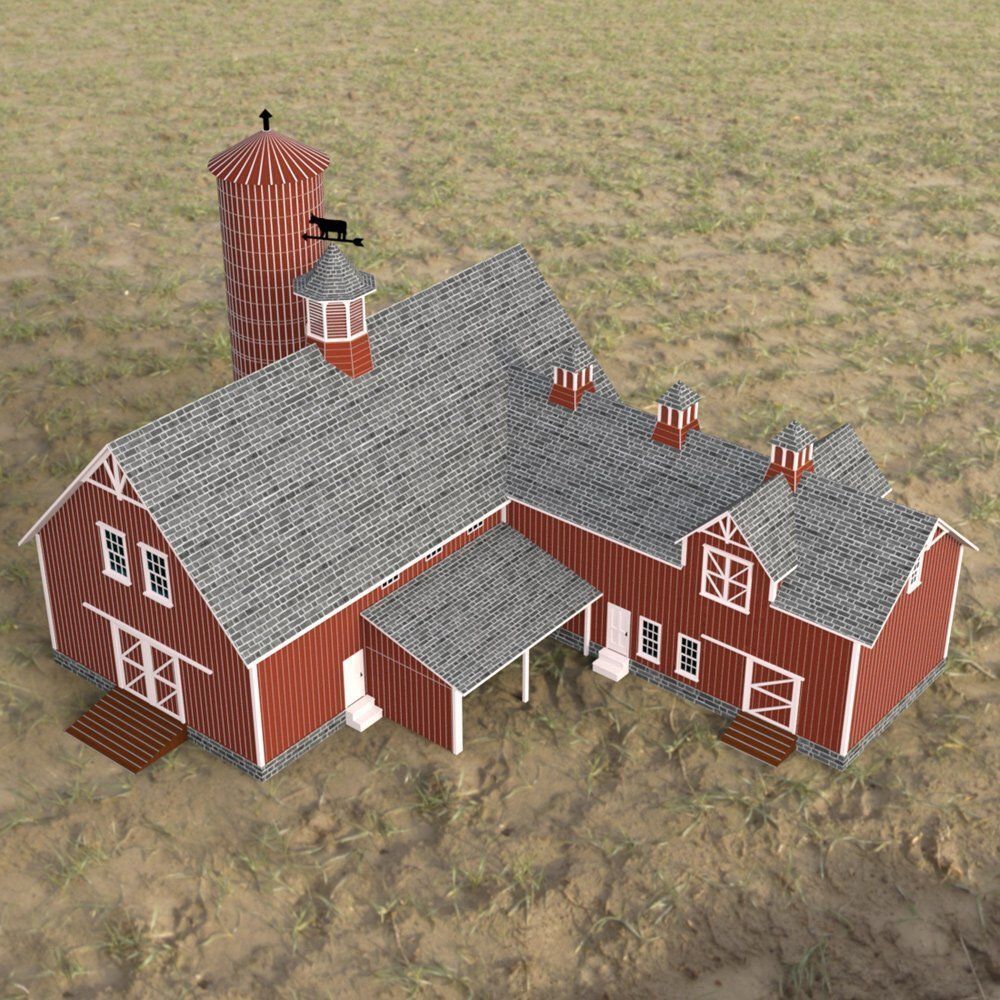 Barn fbx format 3D model | CGTrader