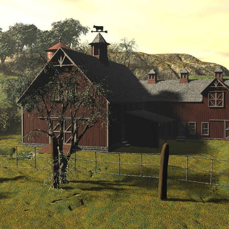 Barn fbx format 3D model | CGTrader