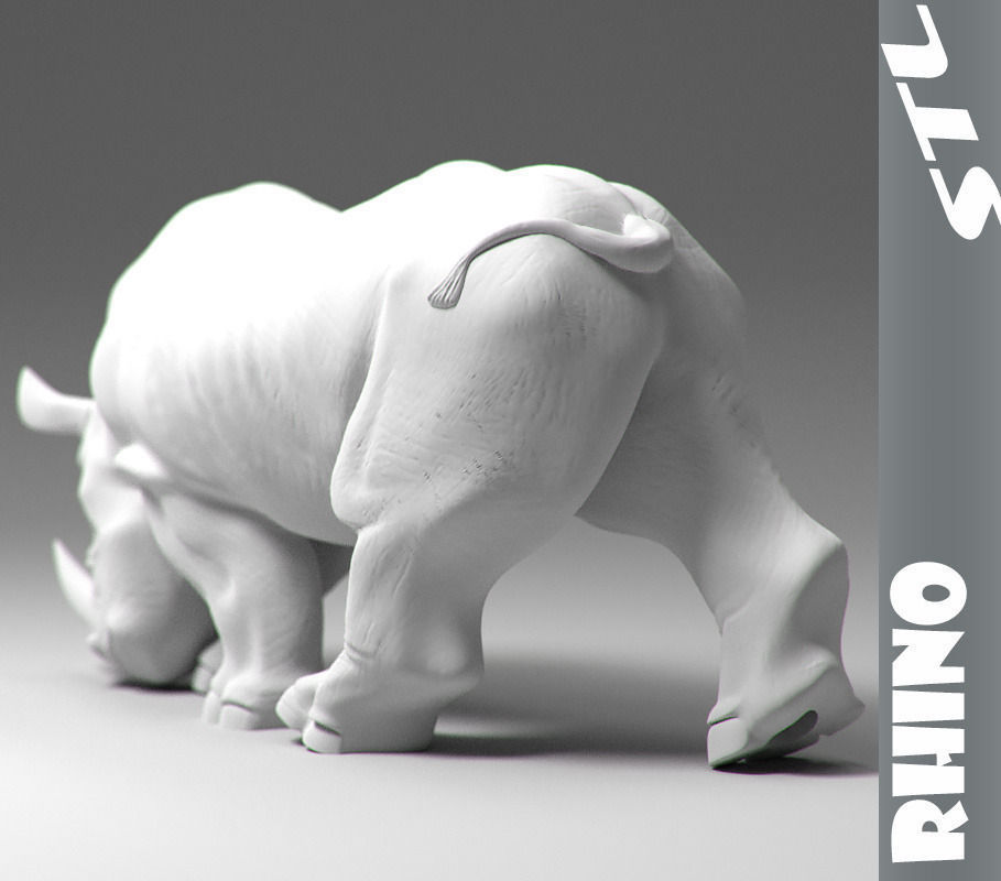 Rhino stl 3D model 3D printable | CGTrader