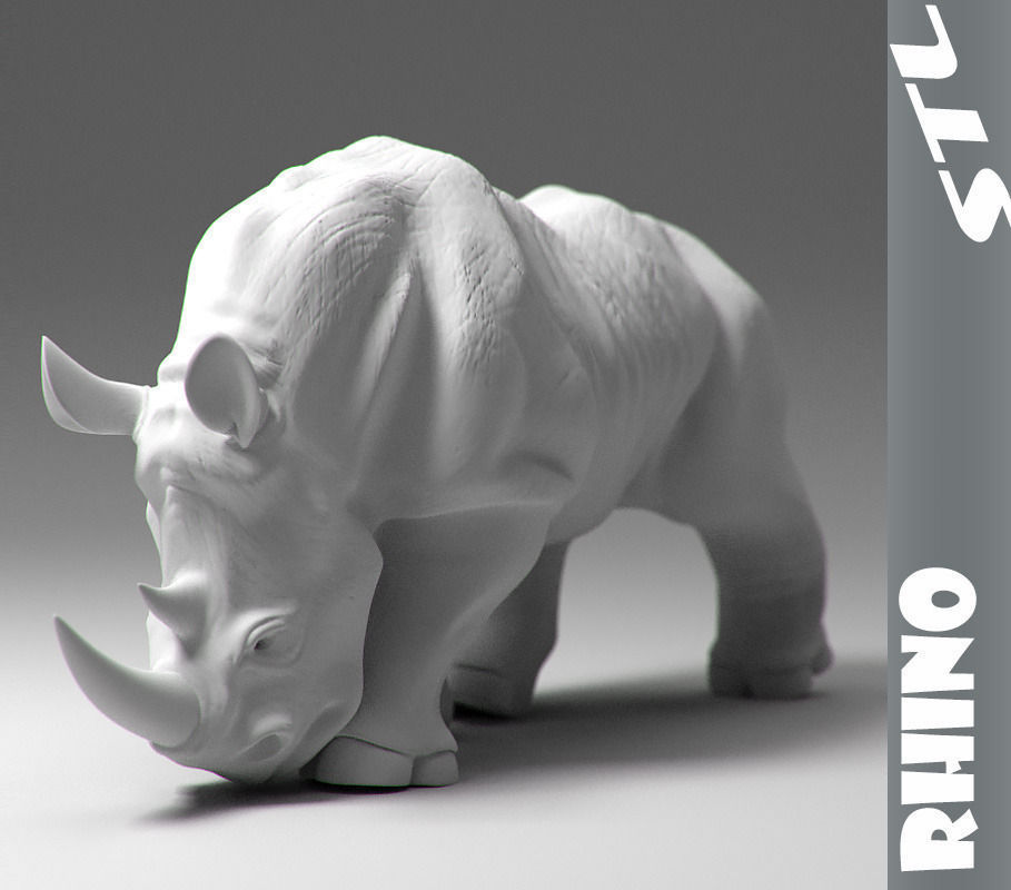 Rhino stl 3D model 3D printable | CGTrader