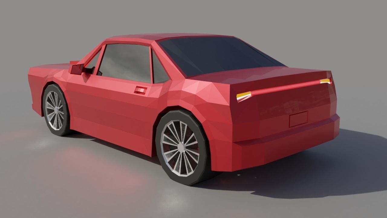 Low Poly Car free VR / AR / low-poly 3D model | CGTrader