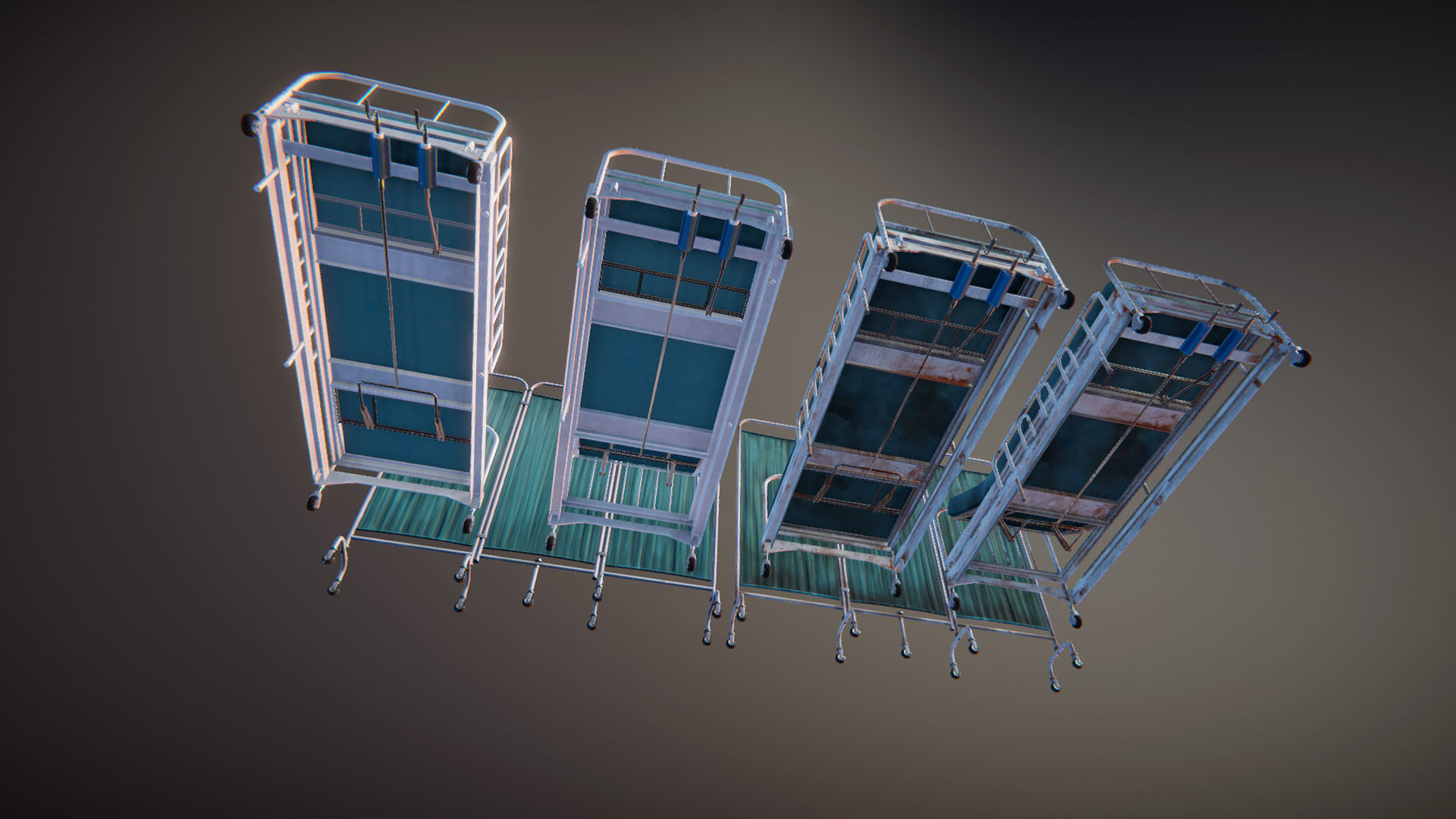 3D model Vintage hospital props VR / AR / low-poly | CGTrader