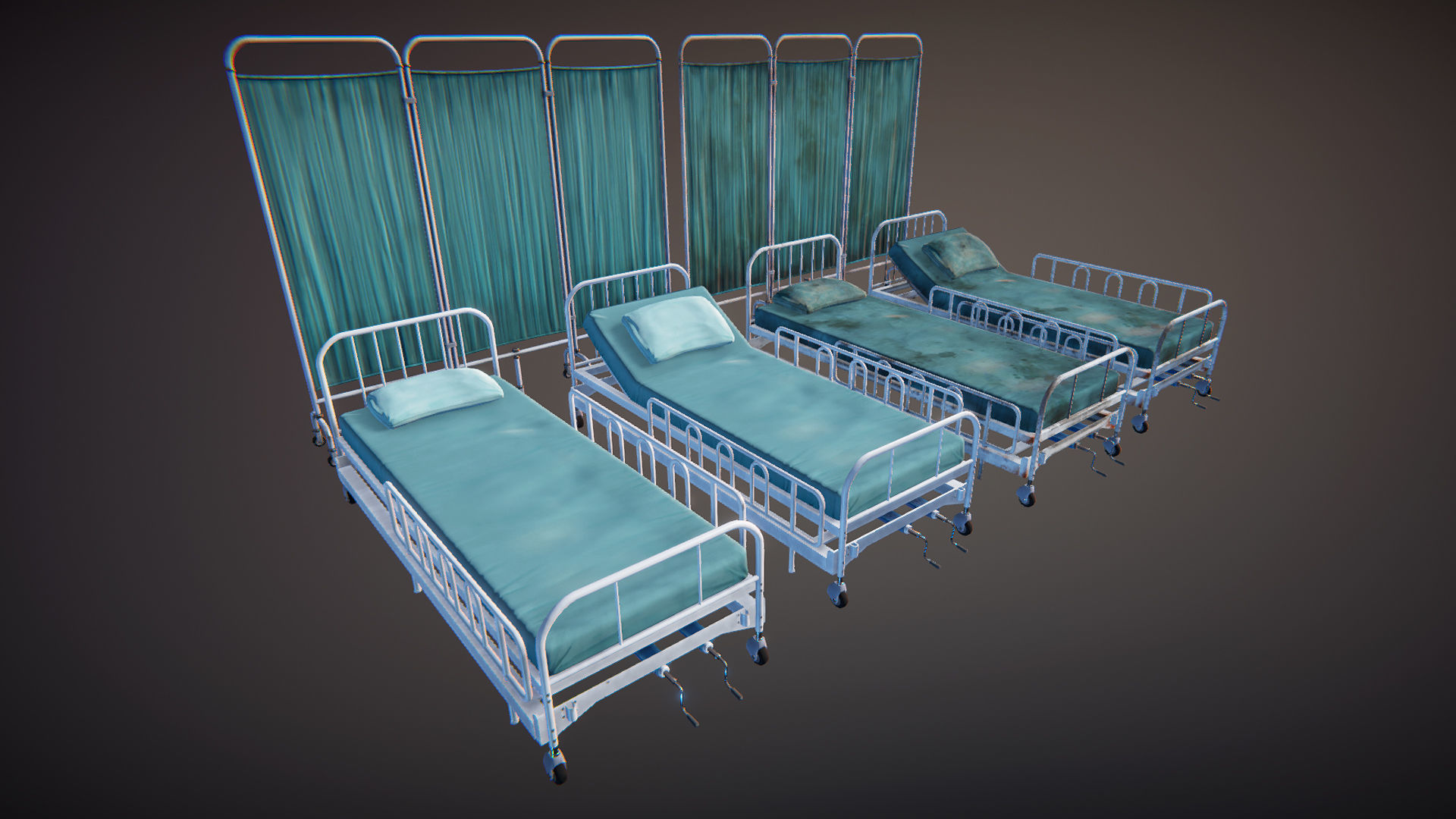 3D model Vintage hospital props VR / AR / low-poly | CGTrader