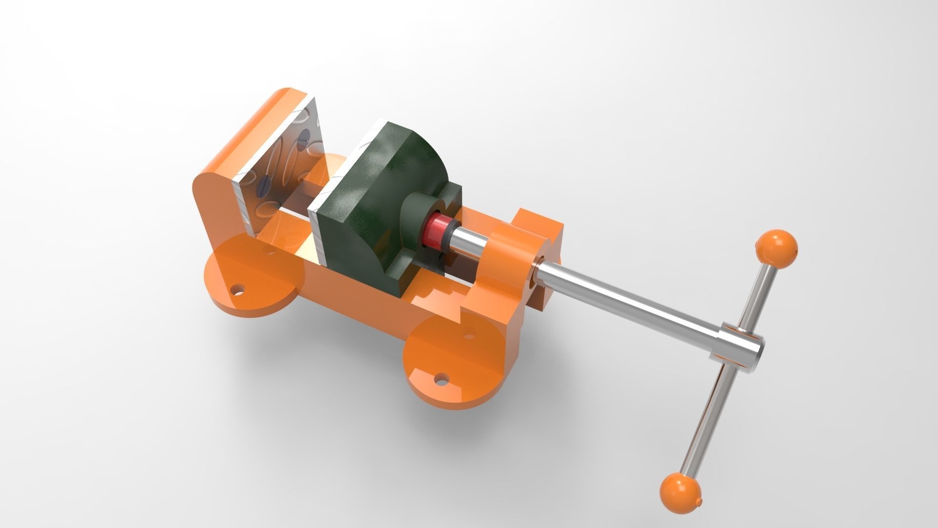 Bench vise 3D model | CGTrader