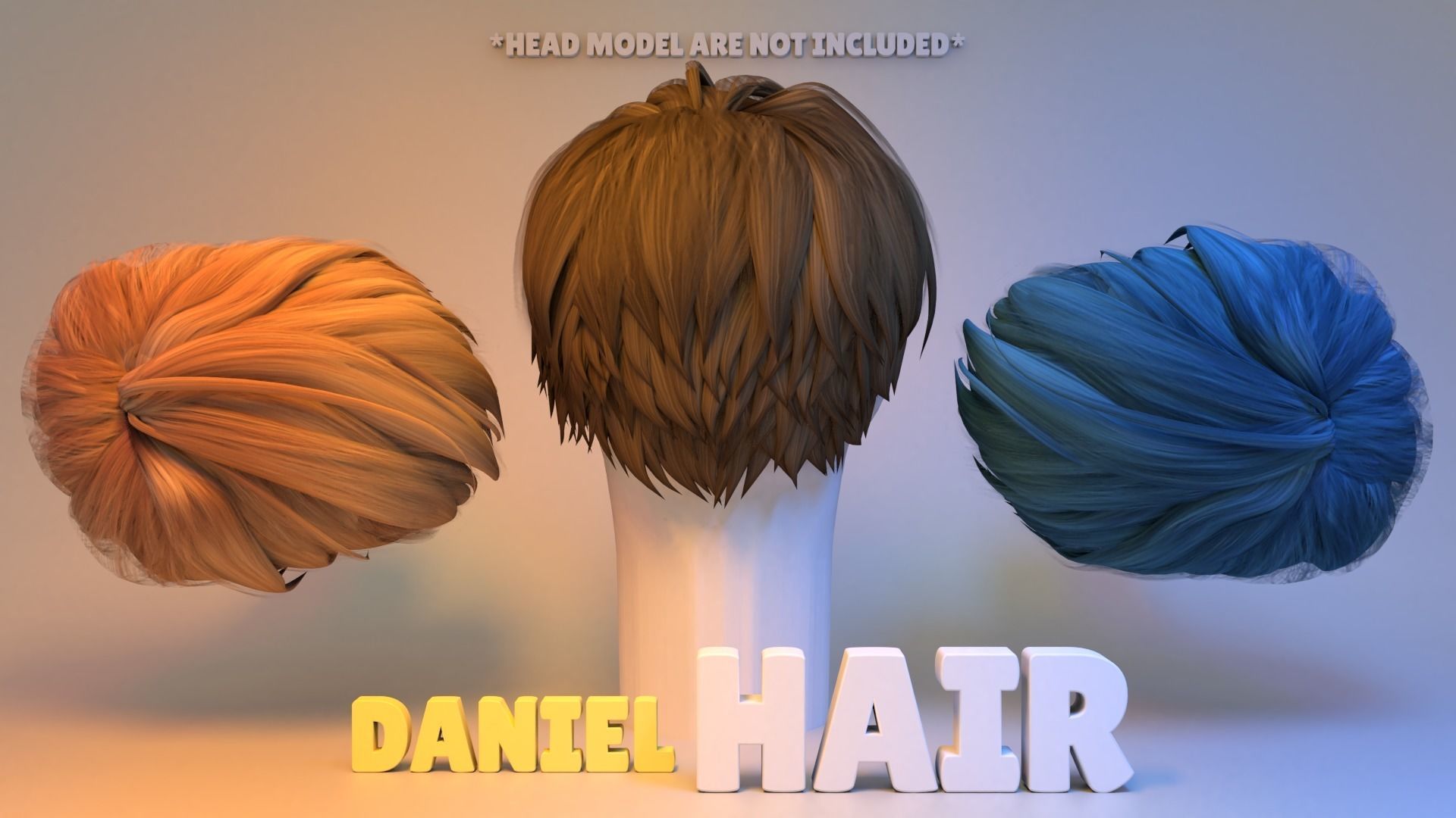 Daniel Hair 3D model | CGTrader