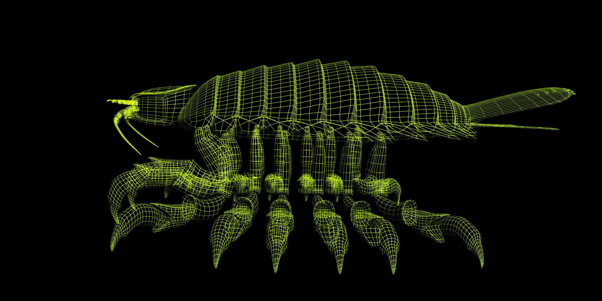 3D model Giant Isopod VR / AR / low-poly | CGTrader