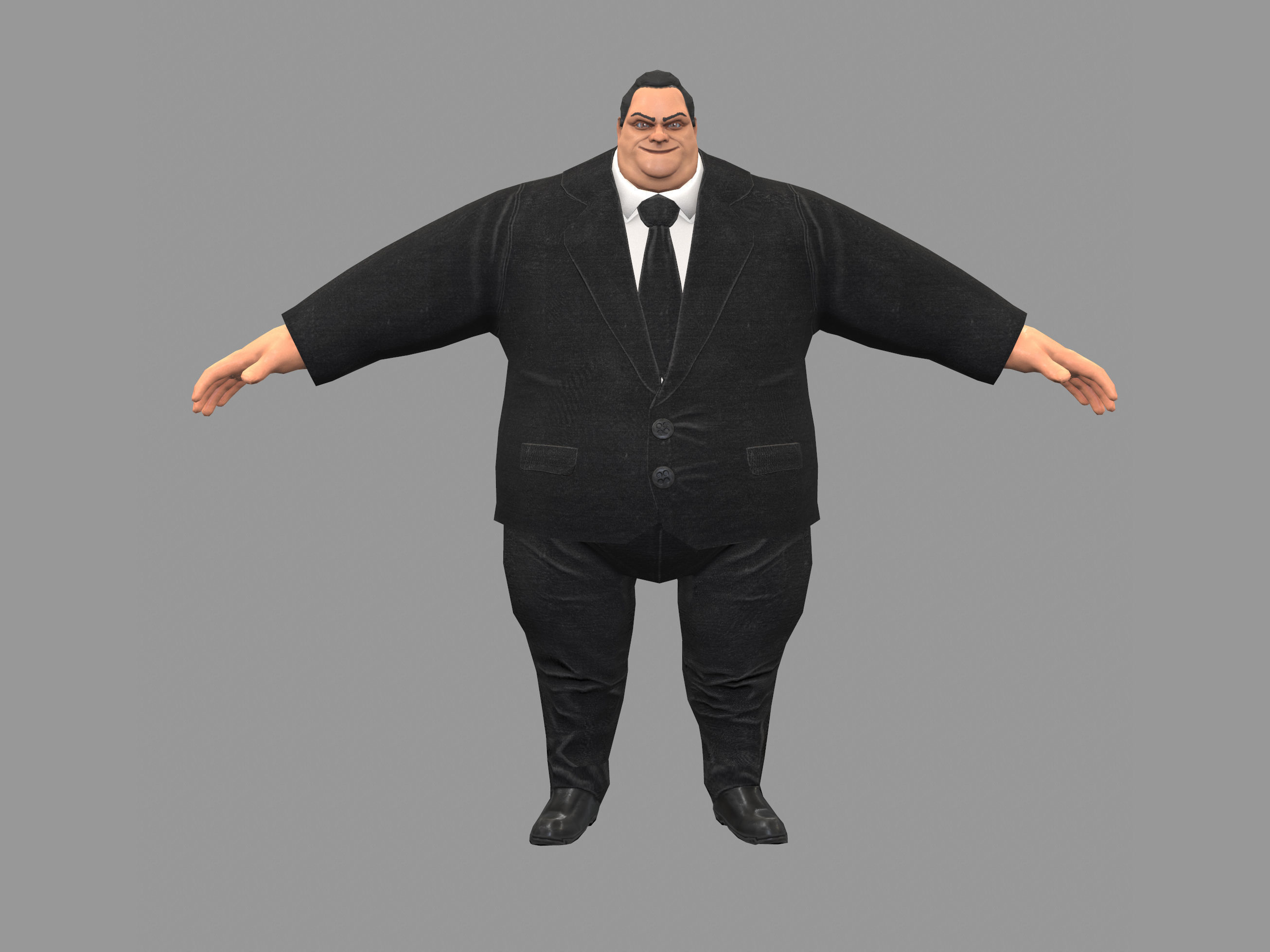 3D model Thug Boss VR / AR / low-poly | CGTrader