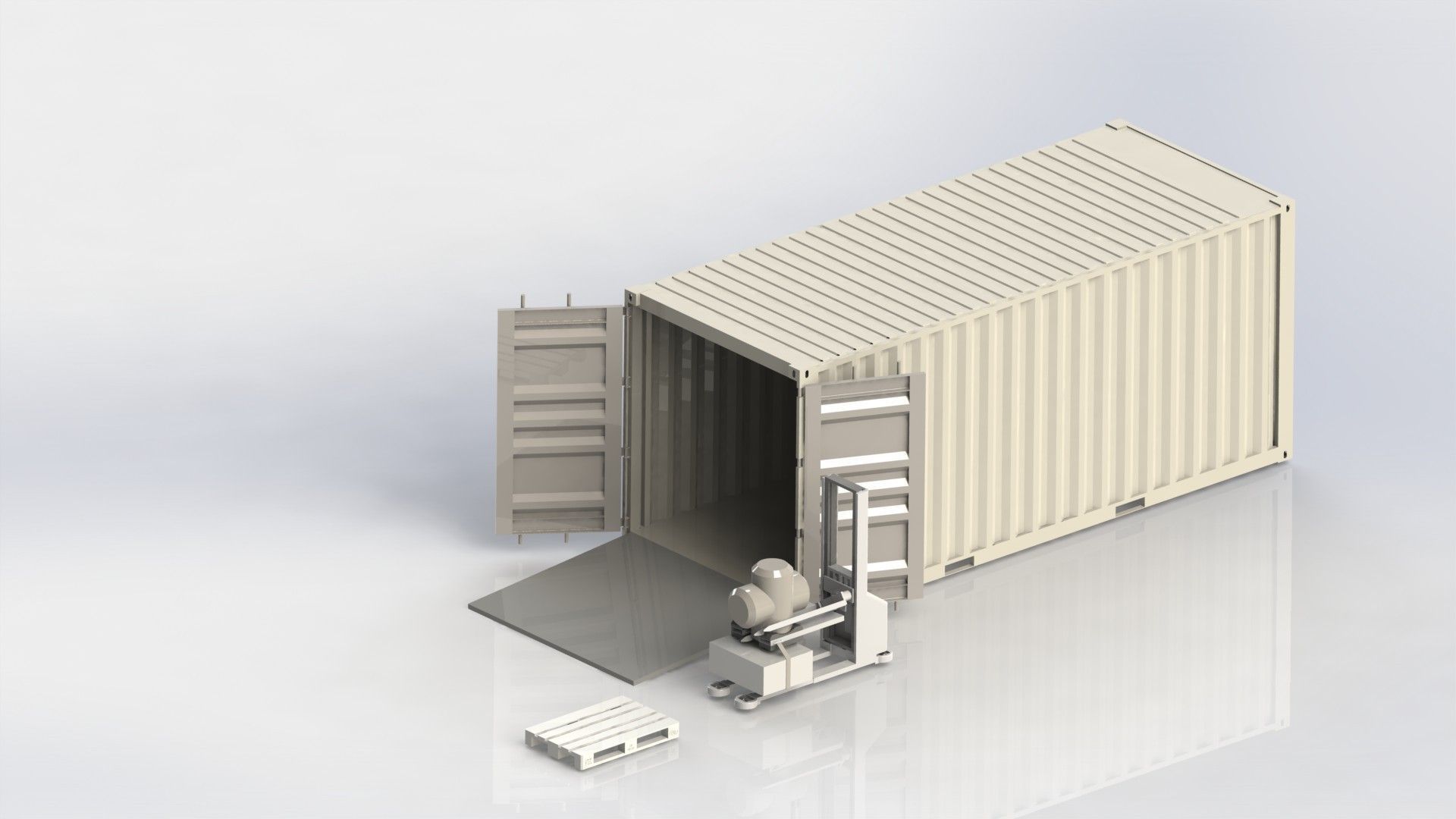 Container free 3D Model SLDPRT SLDASM SLDDRW | CGTrader.com