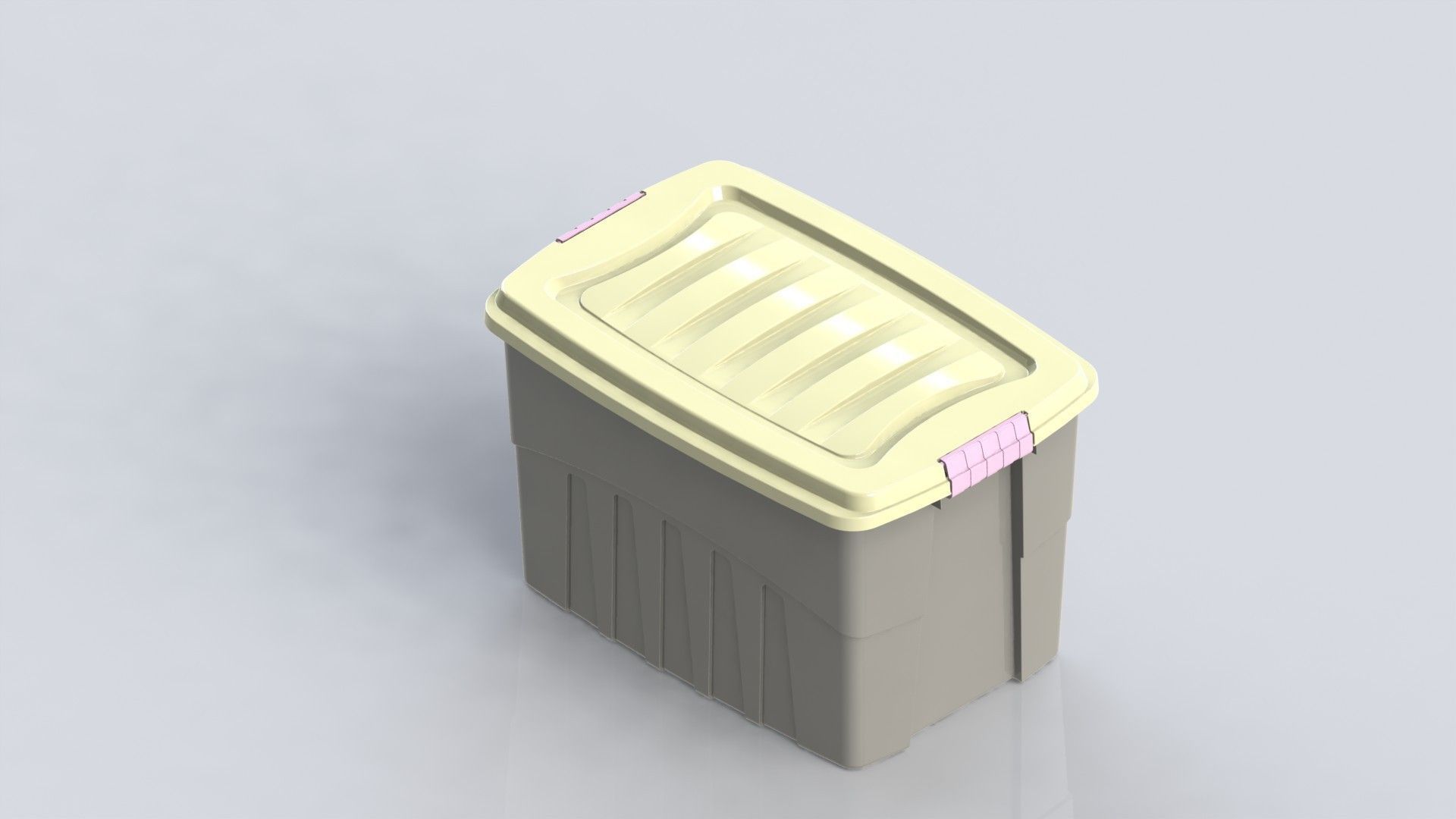 Storage box with lid free 3D model | CGTrader
