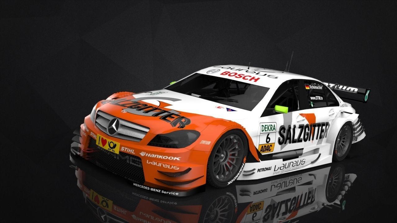 3D model Mercedes Benz DTM 2011 Season Pack VR / AR / low-poly | CGTrader