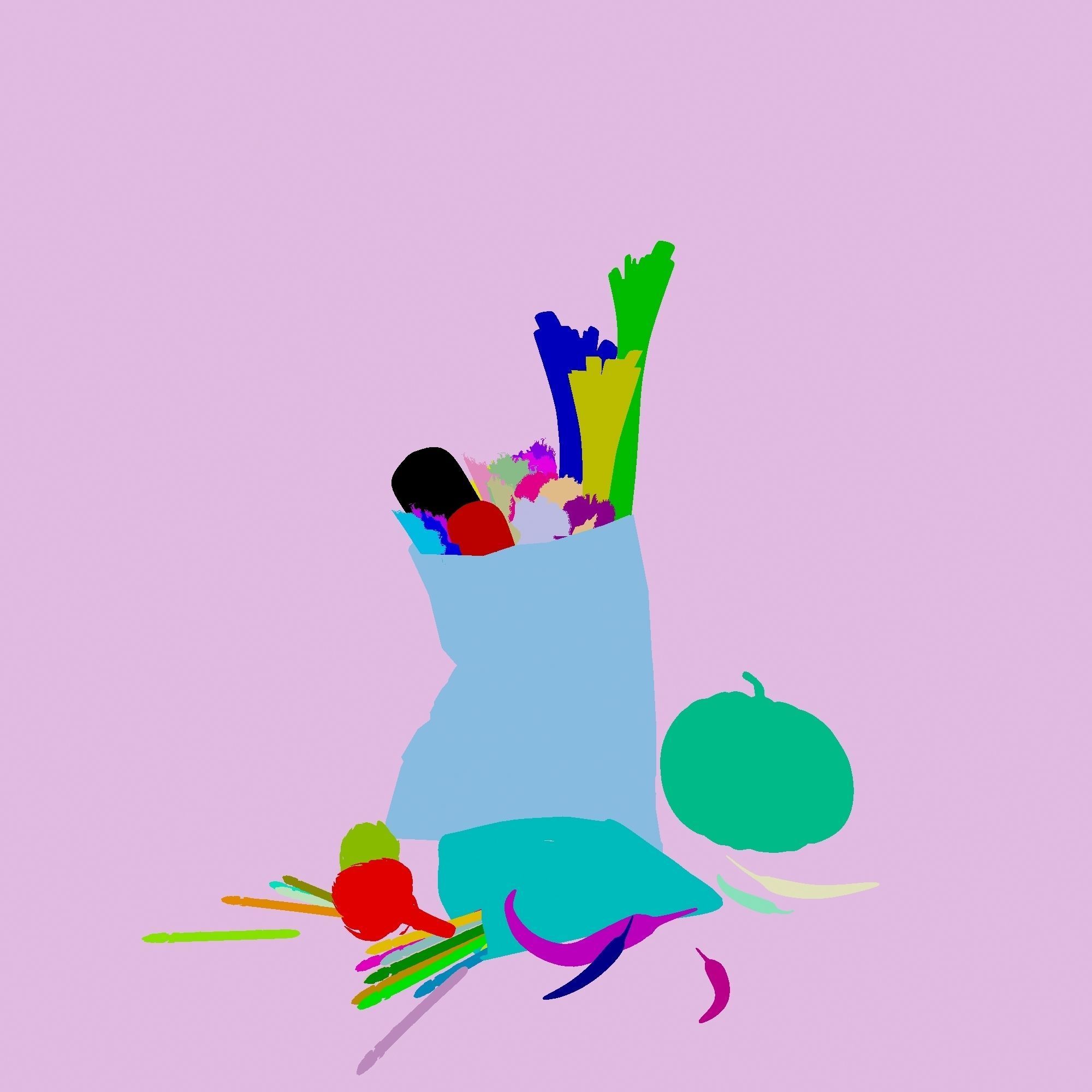 green veggies in packet render ready vray 3D model | CGTrader