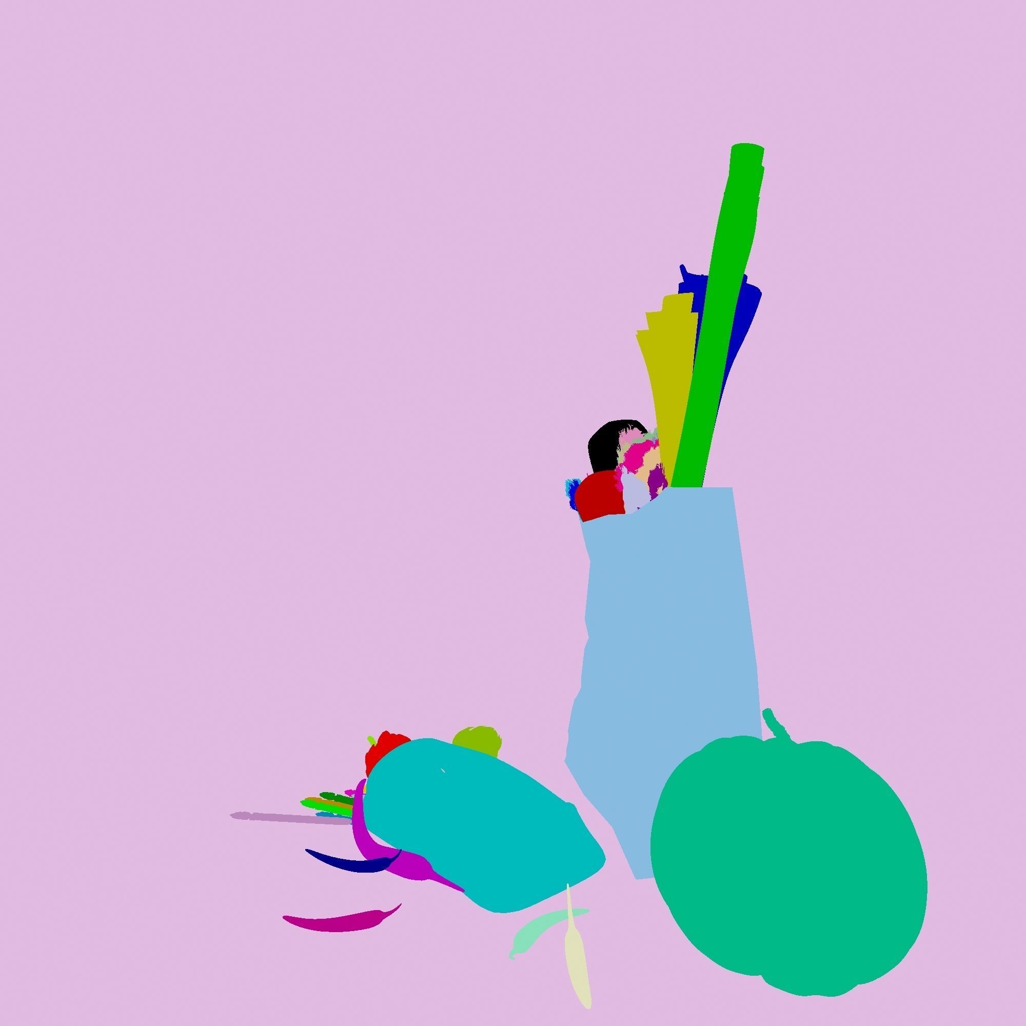 green veggies in packet render ready vray 3D model | CGTrader