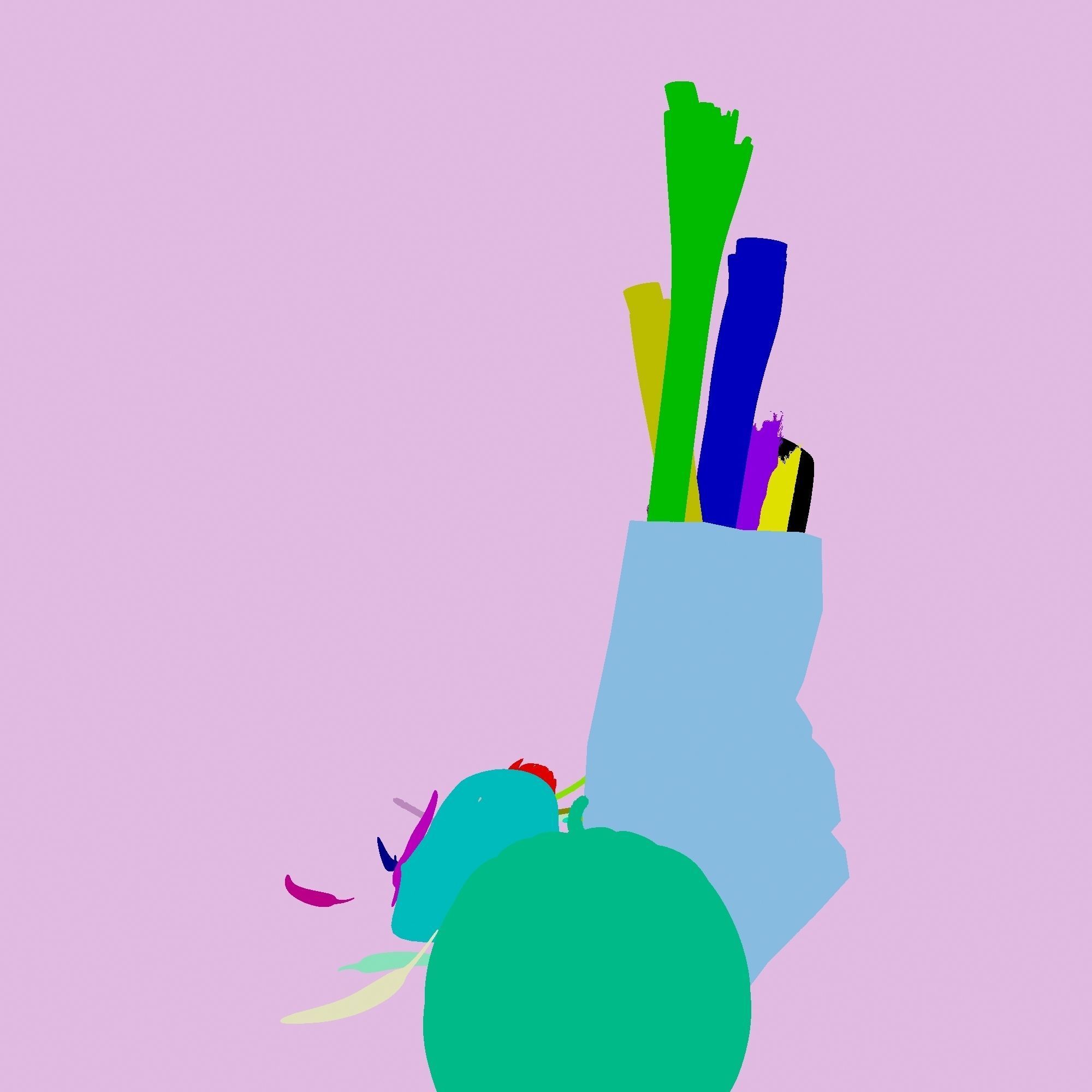 green veggies in packet render ready vray 3D model | CGTrader