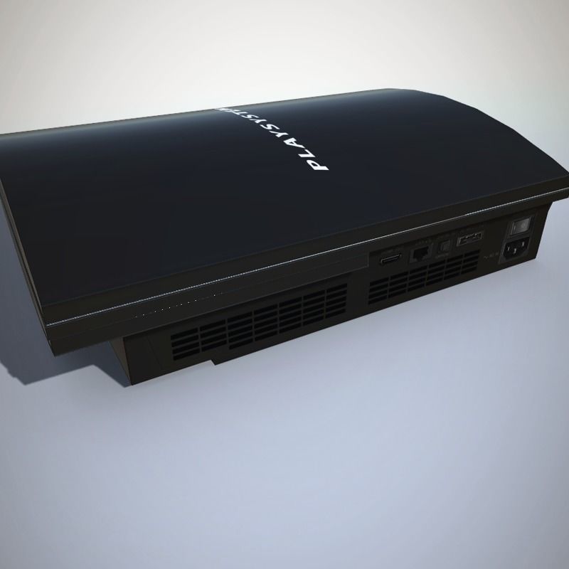 Black gaming console with LOD free VR / AR / low-poly 3D model | CGTrader