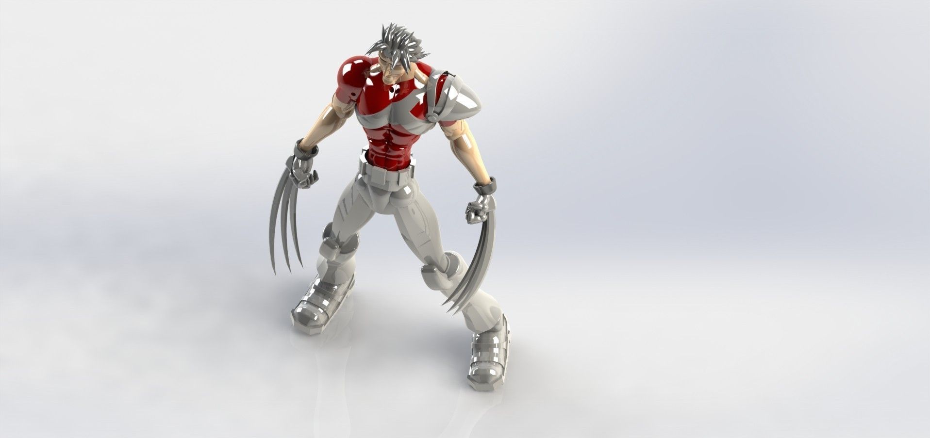 Wolverine free 3D model | CGTrader