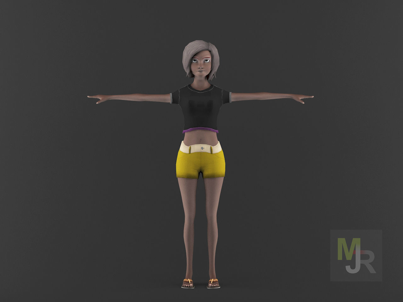 3D model Cartoon Characters Pack3 VR / AR / low-poly rigged animated ...