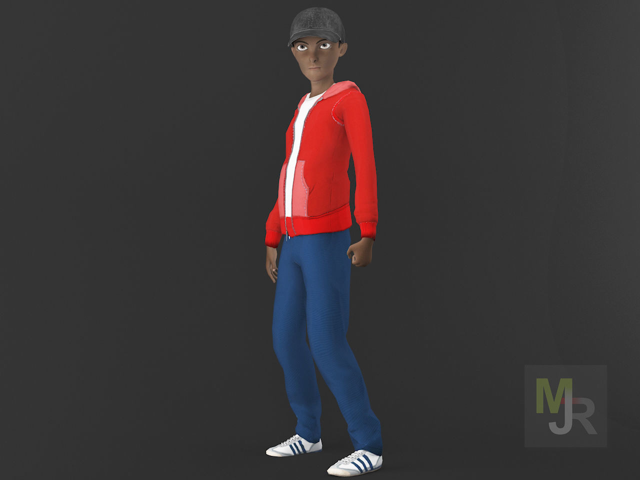 3D model Cartoon Characters Pack3 VR / AR / low-poly rigged animated ...
