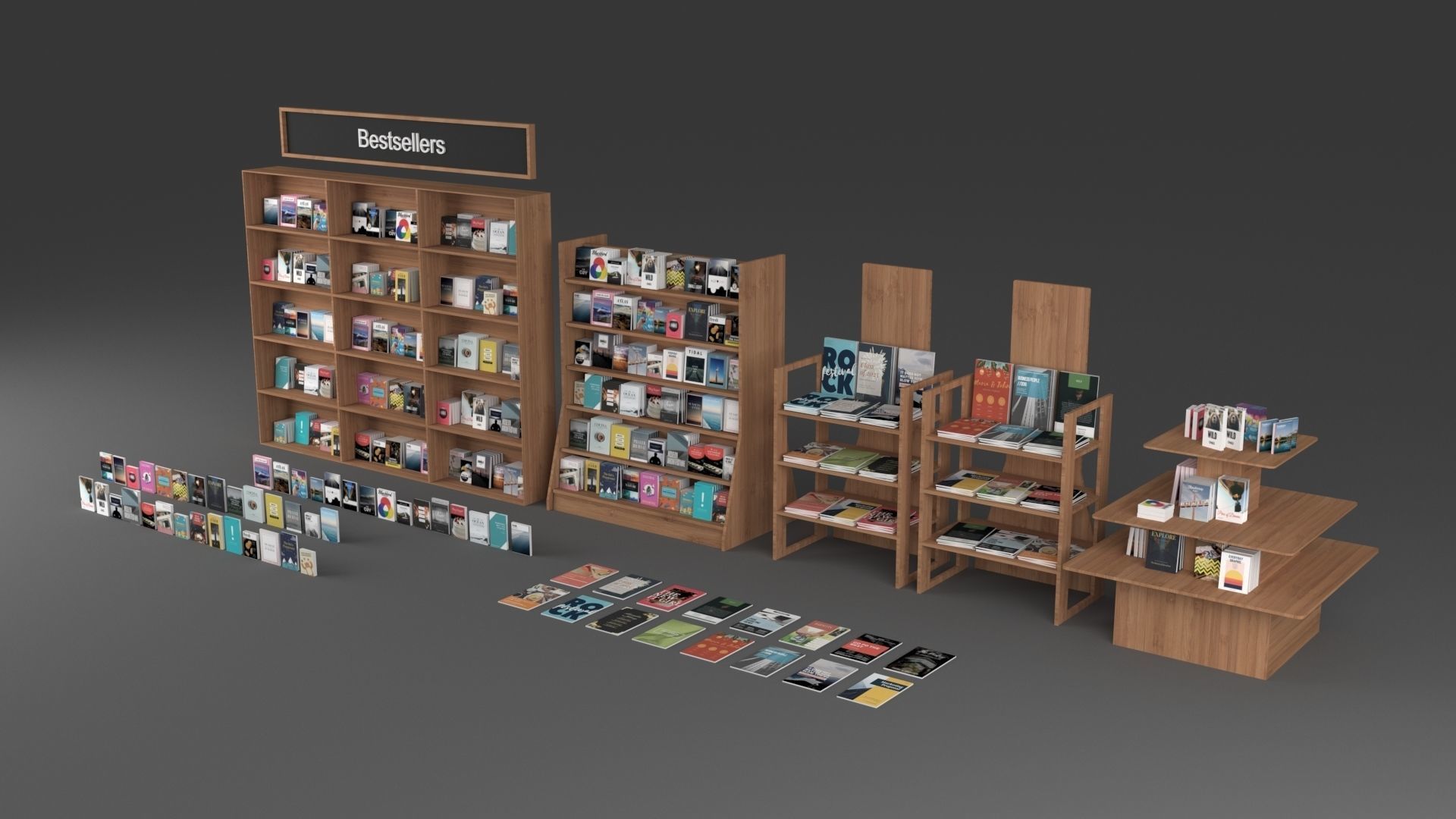 3D model Books and magazines or journals VR / AR / low-poly | CGTrader