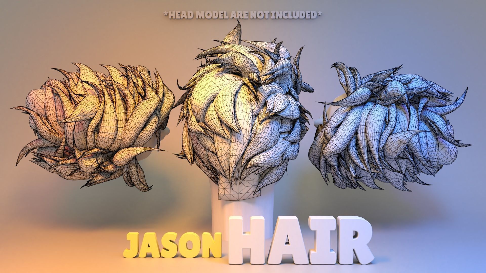Jason Hair 3D model | CGTrader
